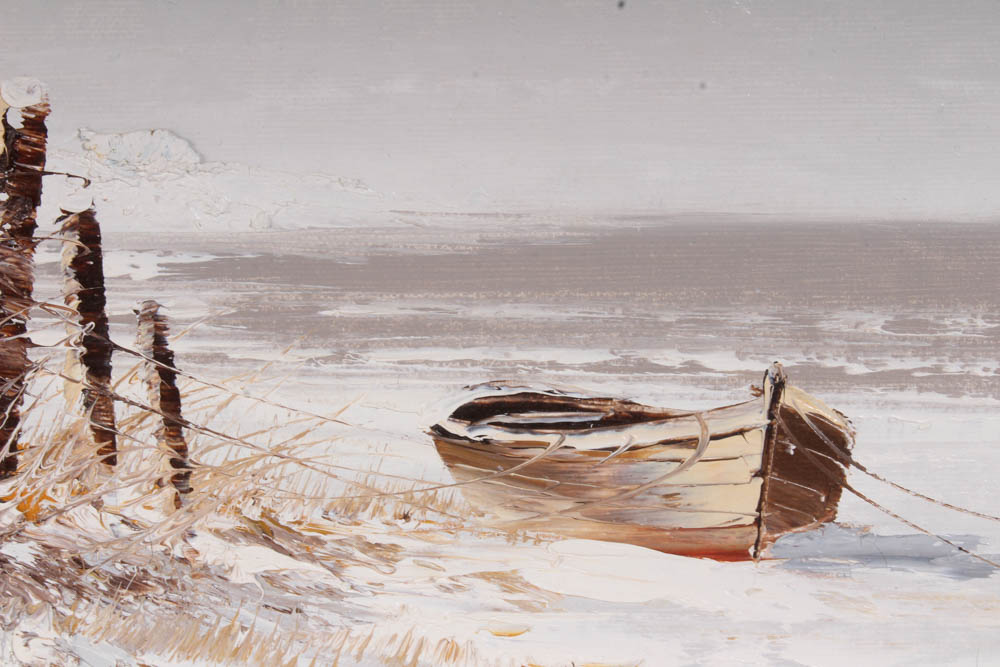 Foster Oil Painting of Lighthouse | EBTH