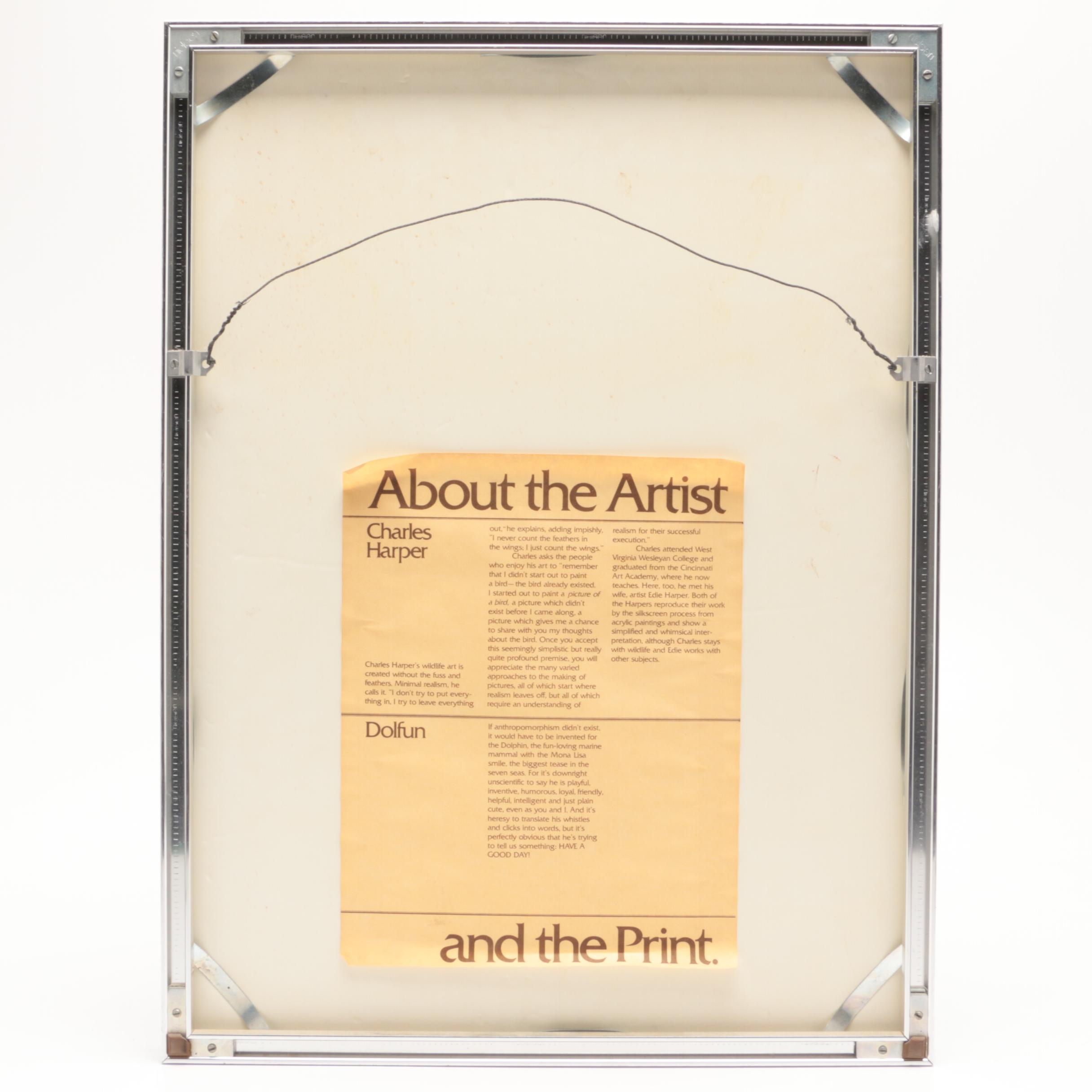 Charley Harper Serigraph "Dolfun" | Everything But The House