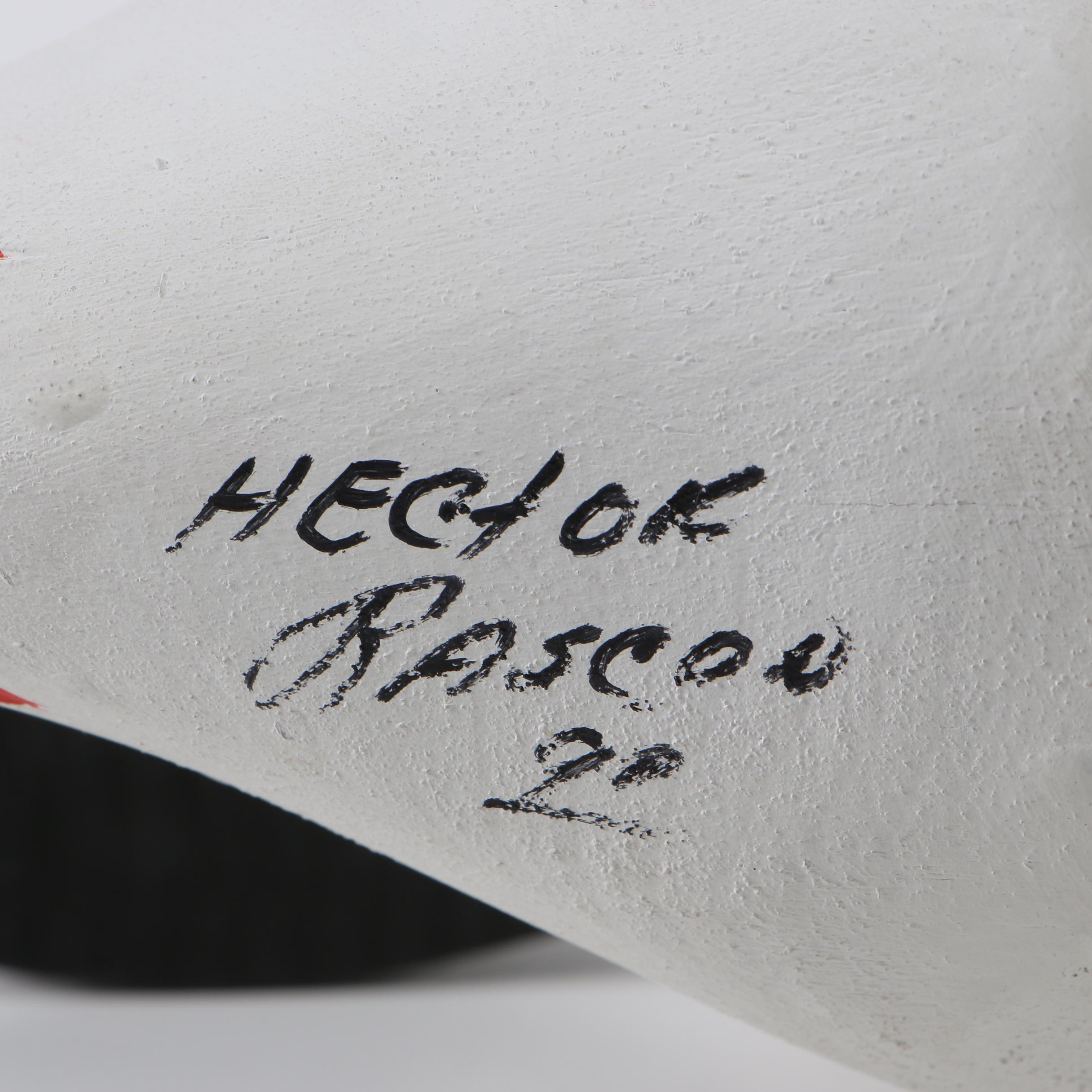 Hector Rascon Folk Art Wooden Pig | EBTH