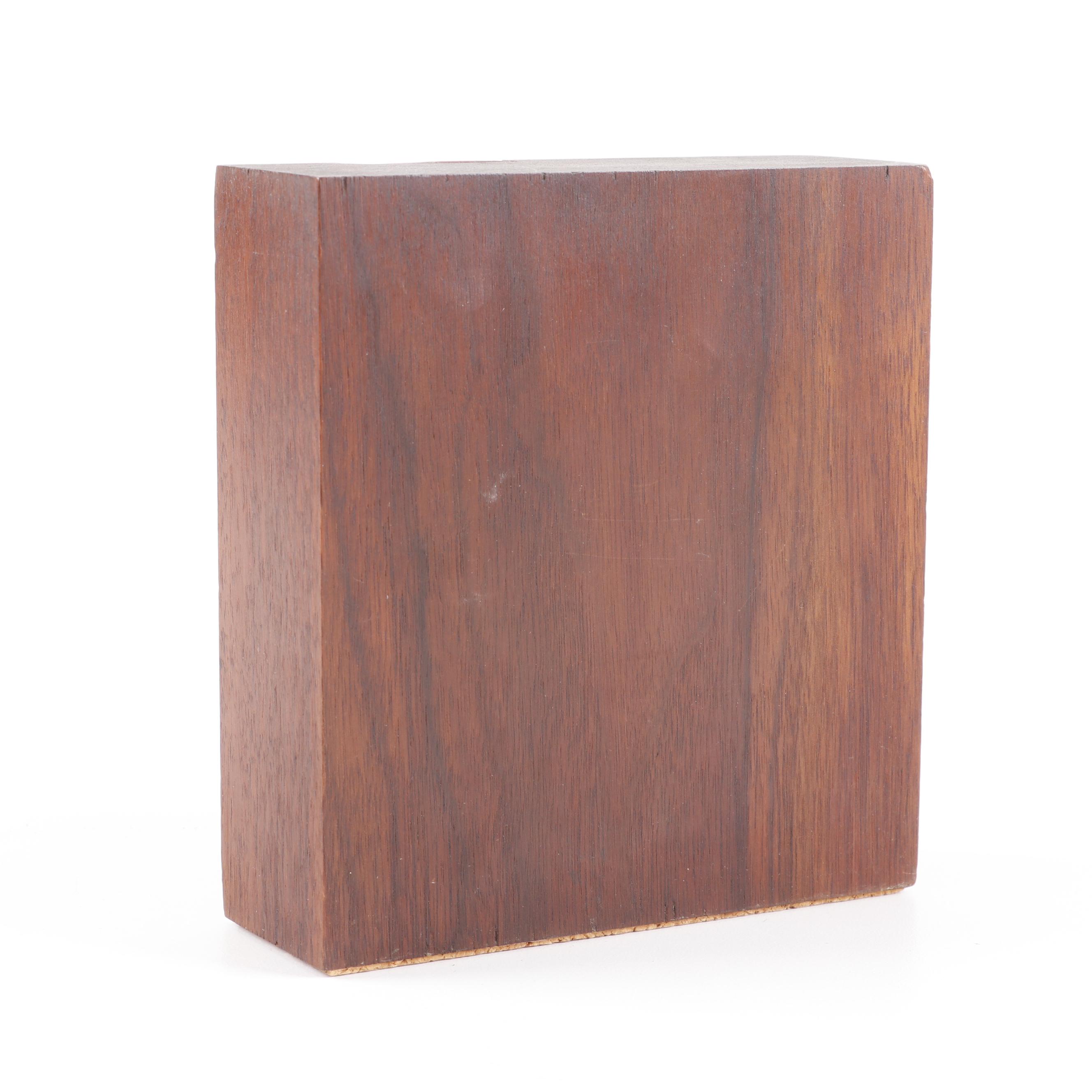Mid-Century Modern Teak and Mosaic Tile Book Ends | EBTH