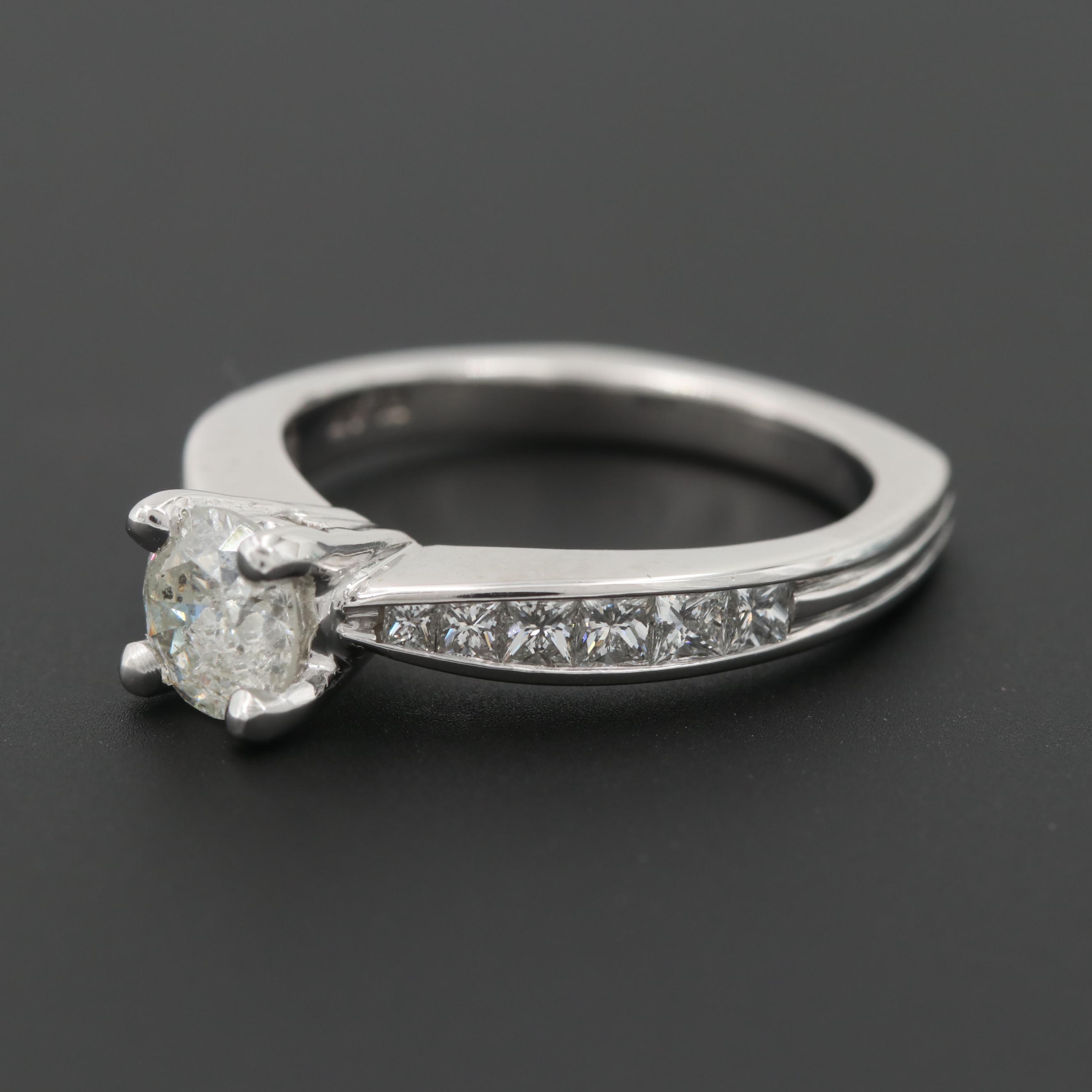 Scott Kay Platinum 1.24 CTW Diamond Ring with Euro Shank | EBTH