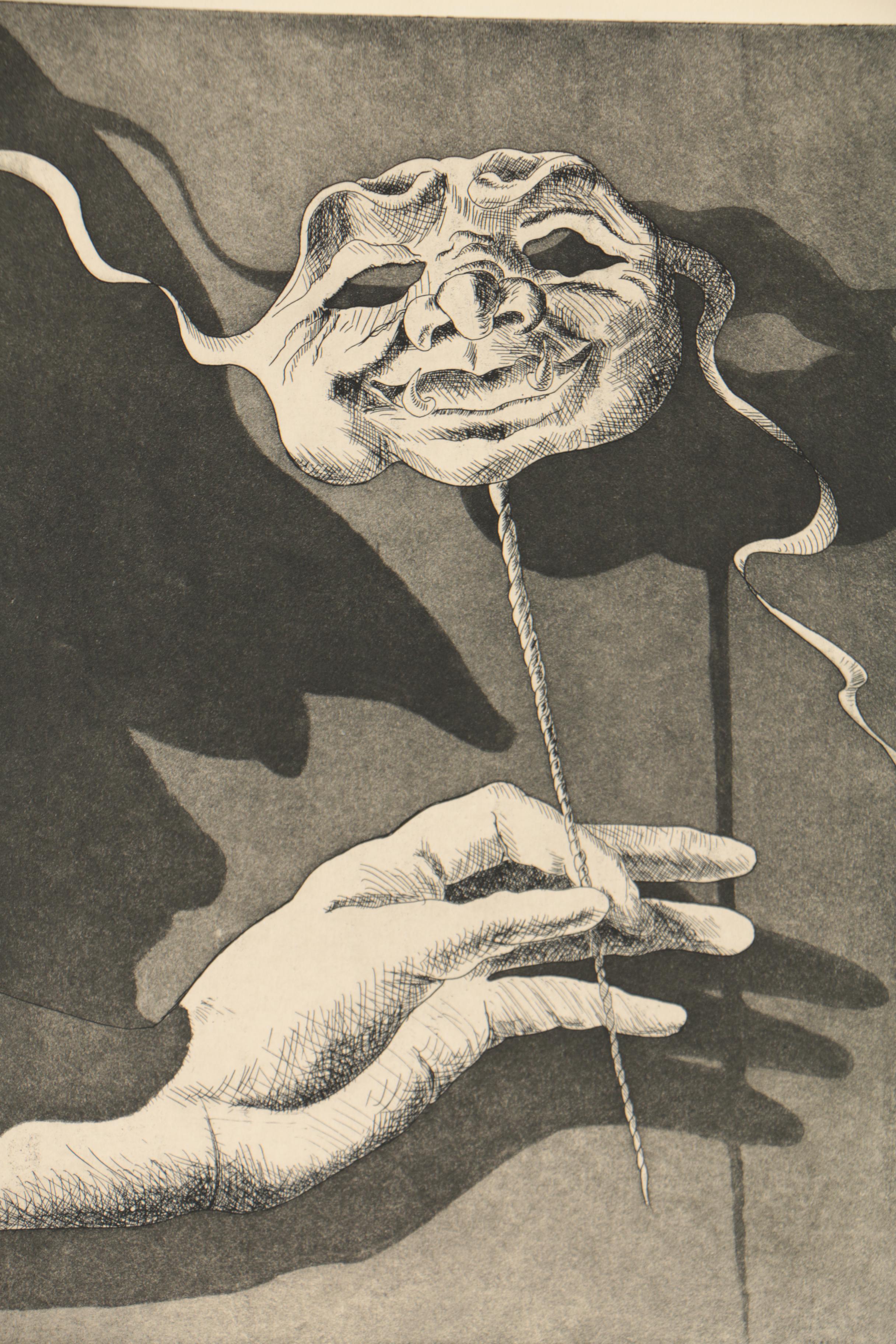 Nick Bubash 1989 Etching "Mistaken Identity" | EBTH