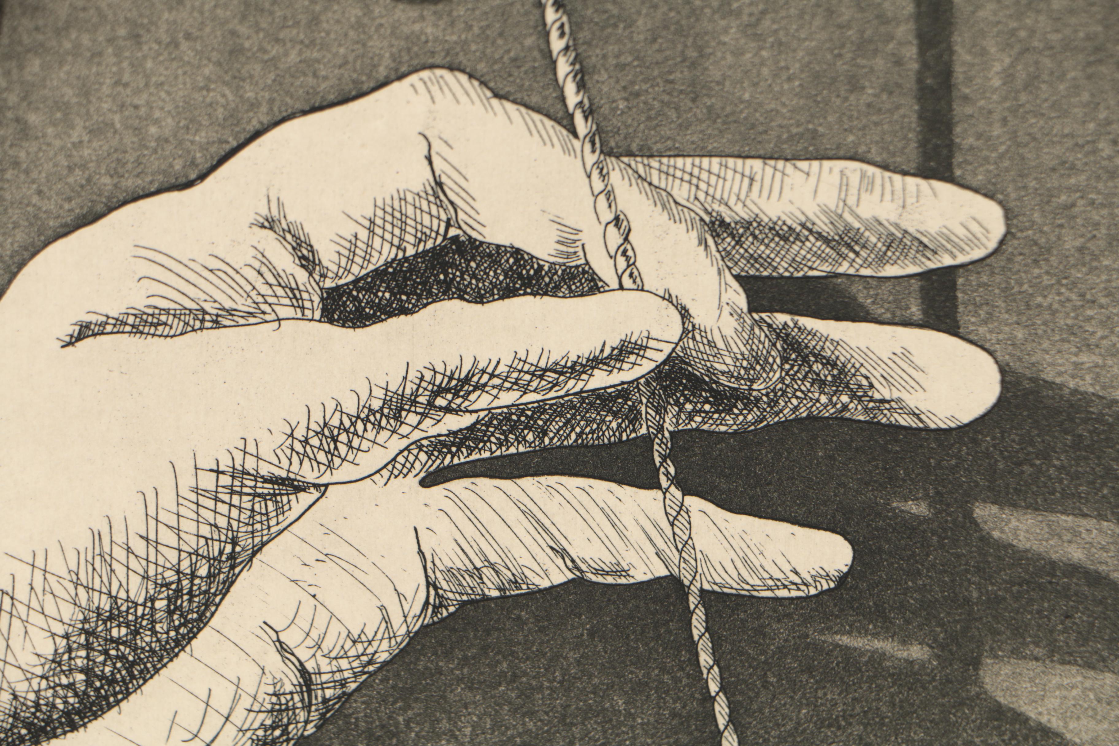 Nick Bubash 1989 Etching "Mistaken Identity" | EBTH