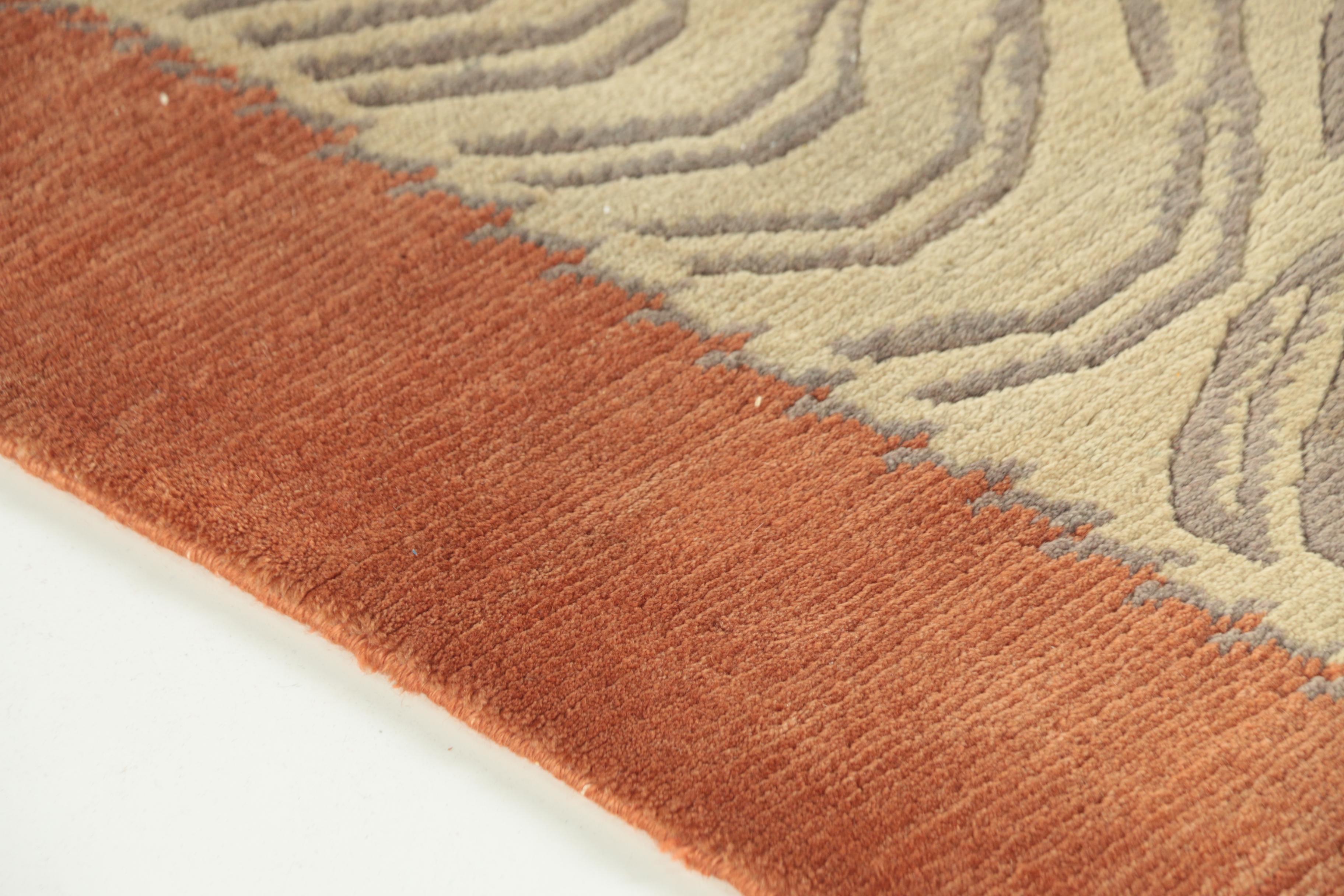 Hand-Knotted Nepalese Pictorial Tiger Wool Area Rug | Everything But ...