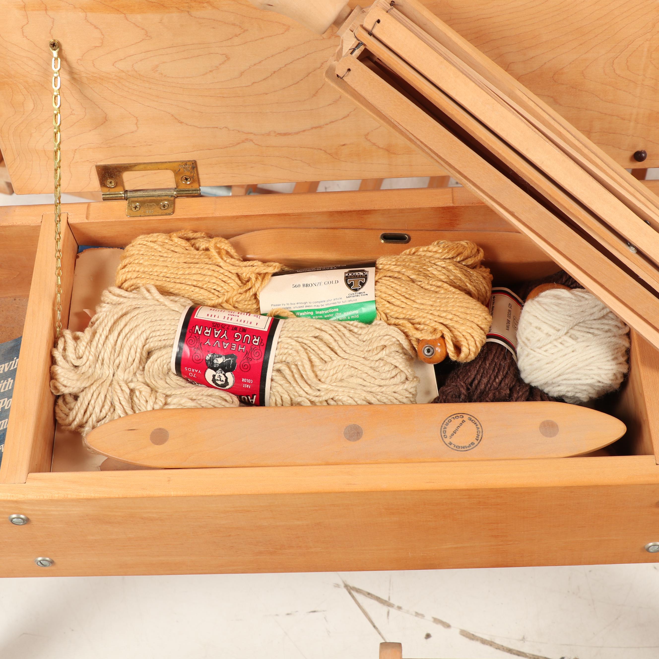 Countryside Handweavers Loom with Bench and Accessories | EBTH