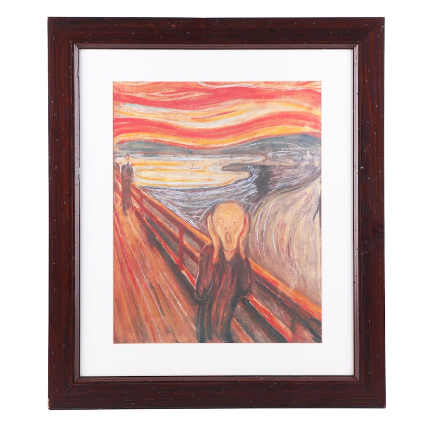 Offset Lithograph after Edvard Munch Offset Lithograph after Edvard Munch