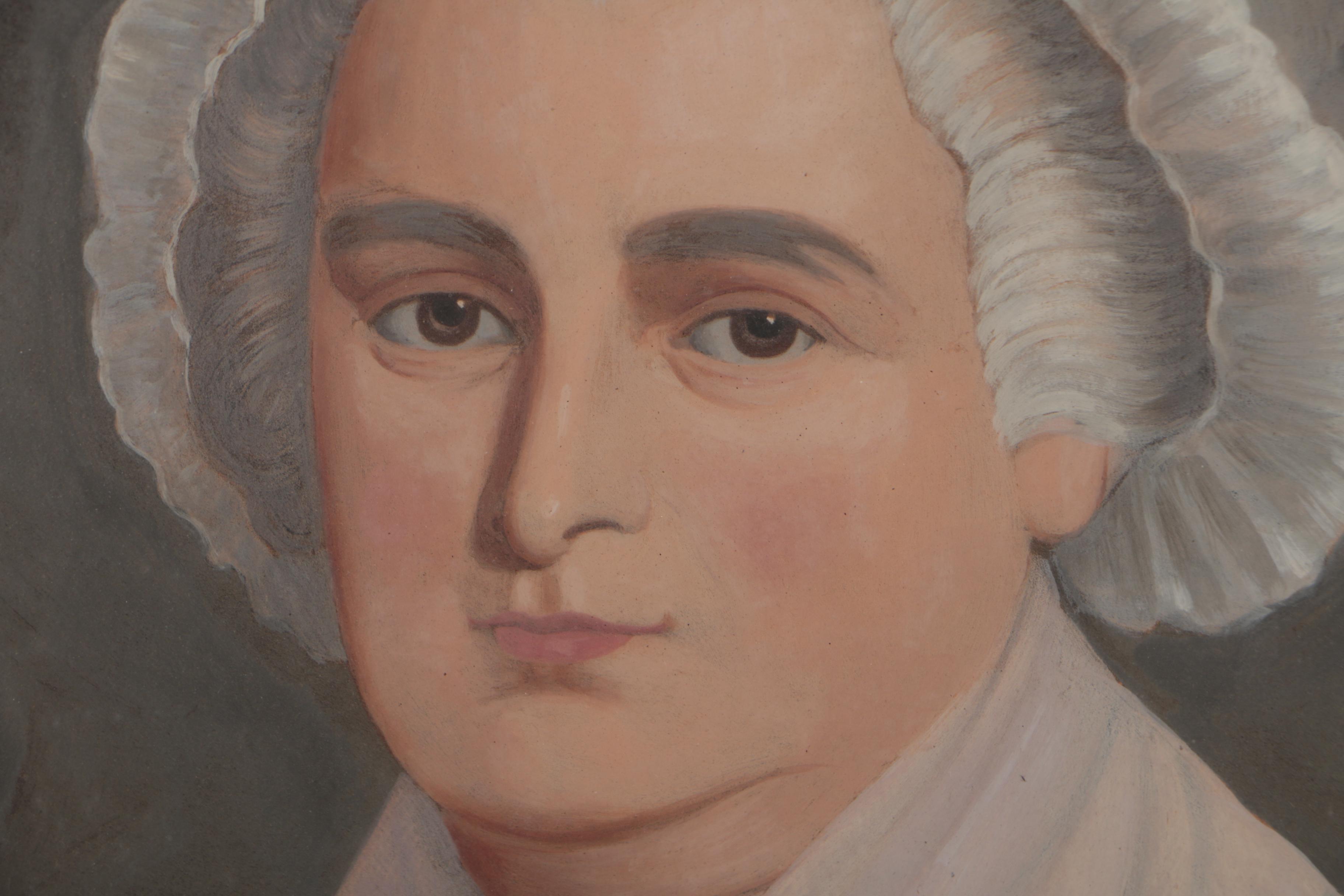 Gouache Painted Currier and Ives Lithograph "Martha Washington" | EBTH