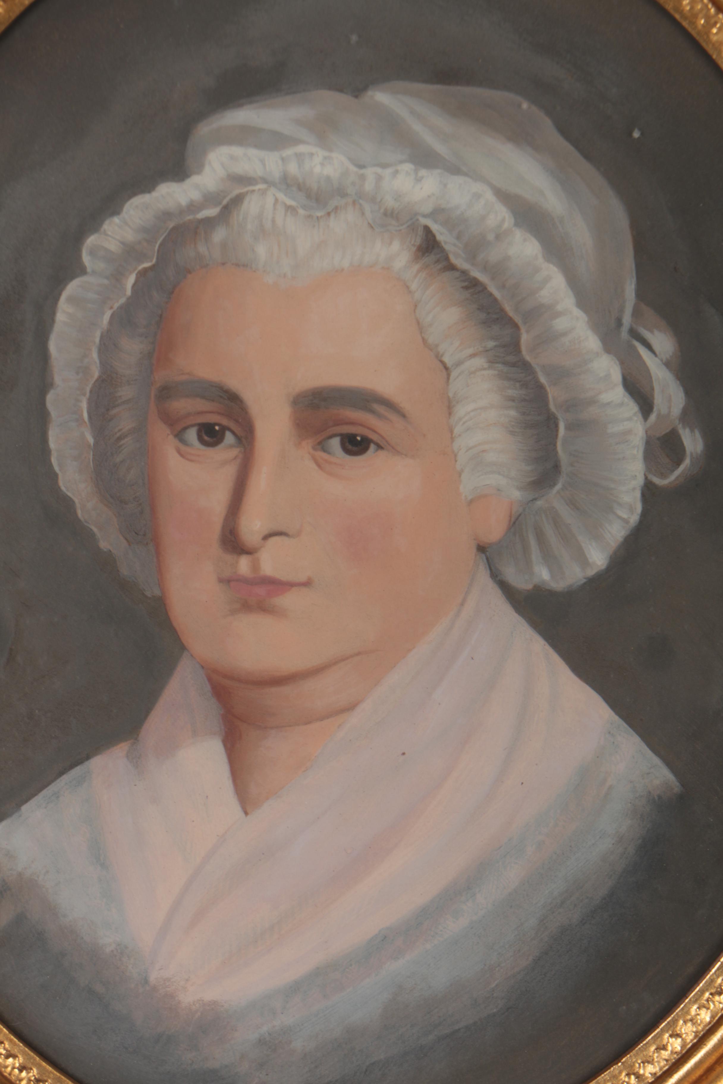 Gouache Painted Currier and Ives Lithograph "Martha Washington" | EBTH