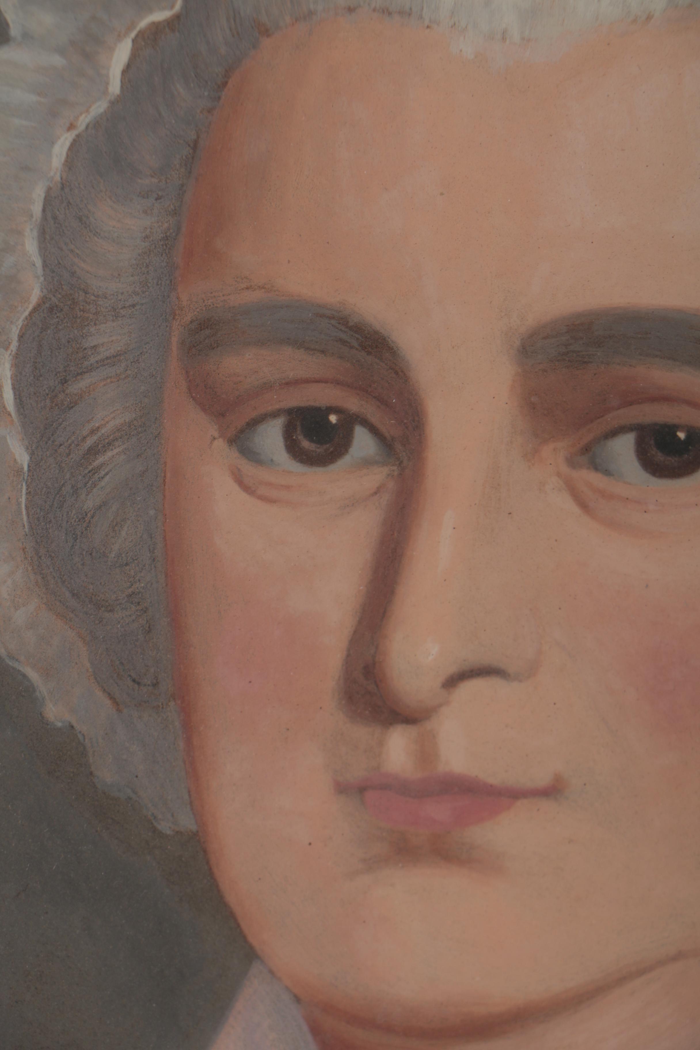 Gouache Painted Currier and Ives Lithograph "Martha Washington" | EBTH