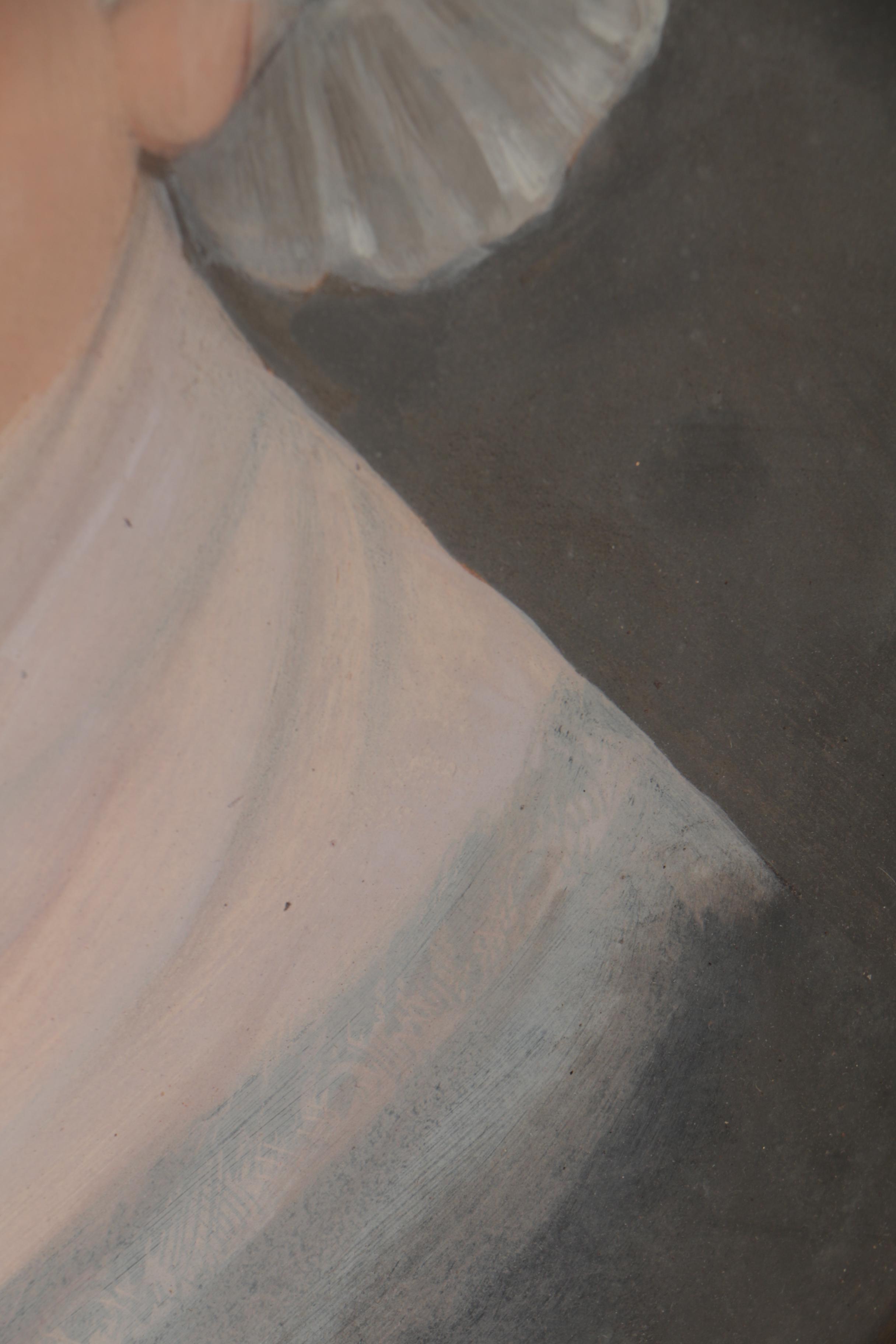 Gouache Painted Currier and Ives Lithograph "Martha Washington" | EBTH