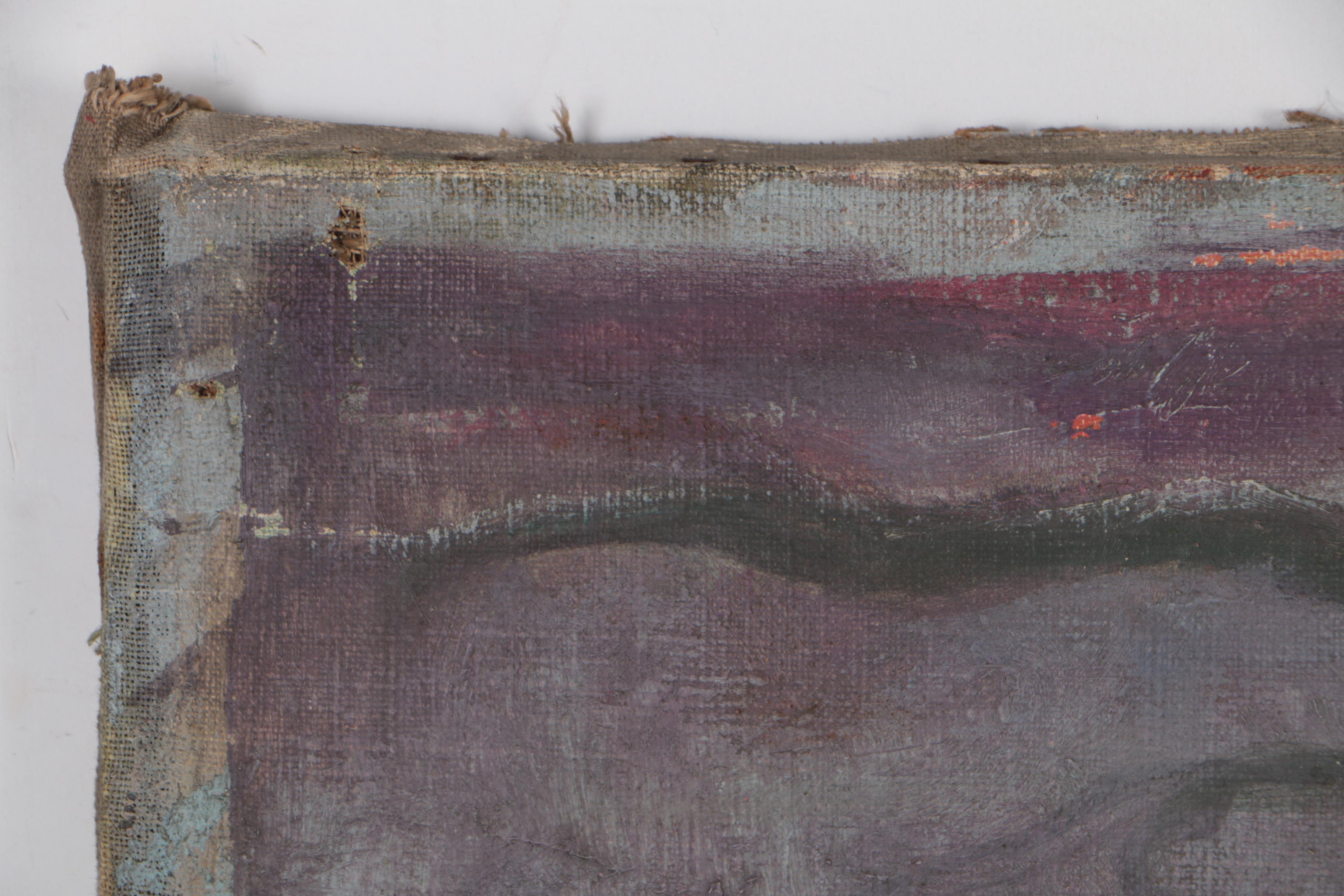 Mary Shaw Oil Painting of Figural Landscape | EBTH