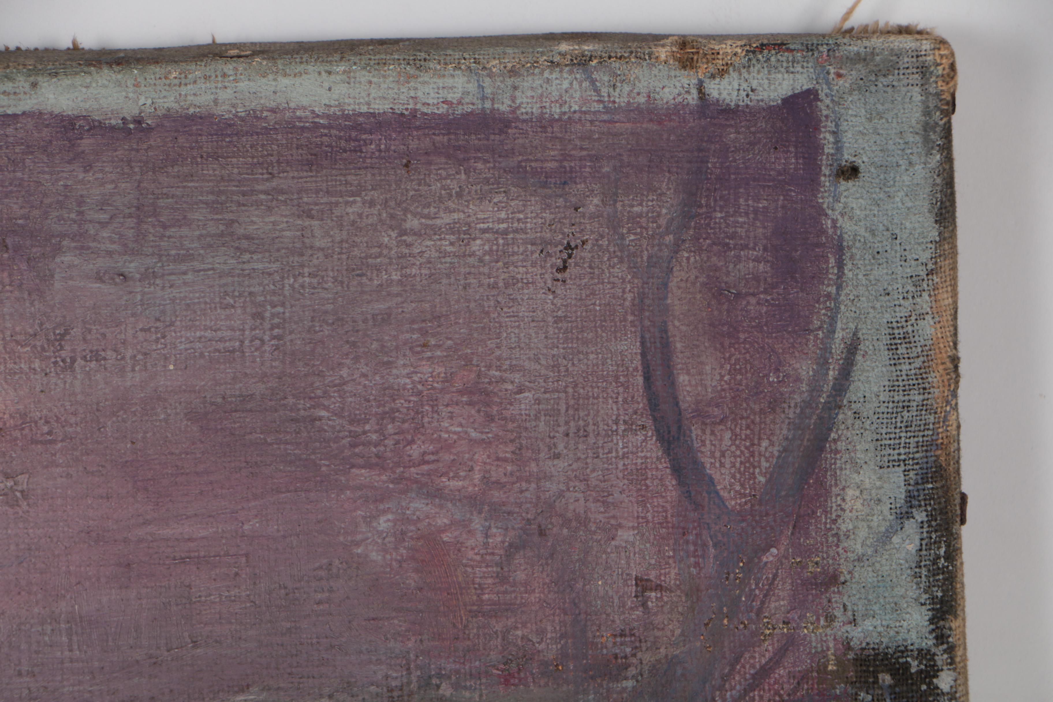 Mary Shaw Oil Painting of Figural Landscape | EBTH