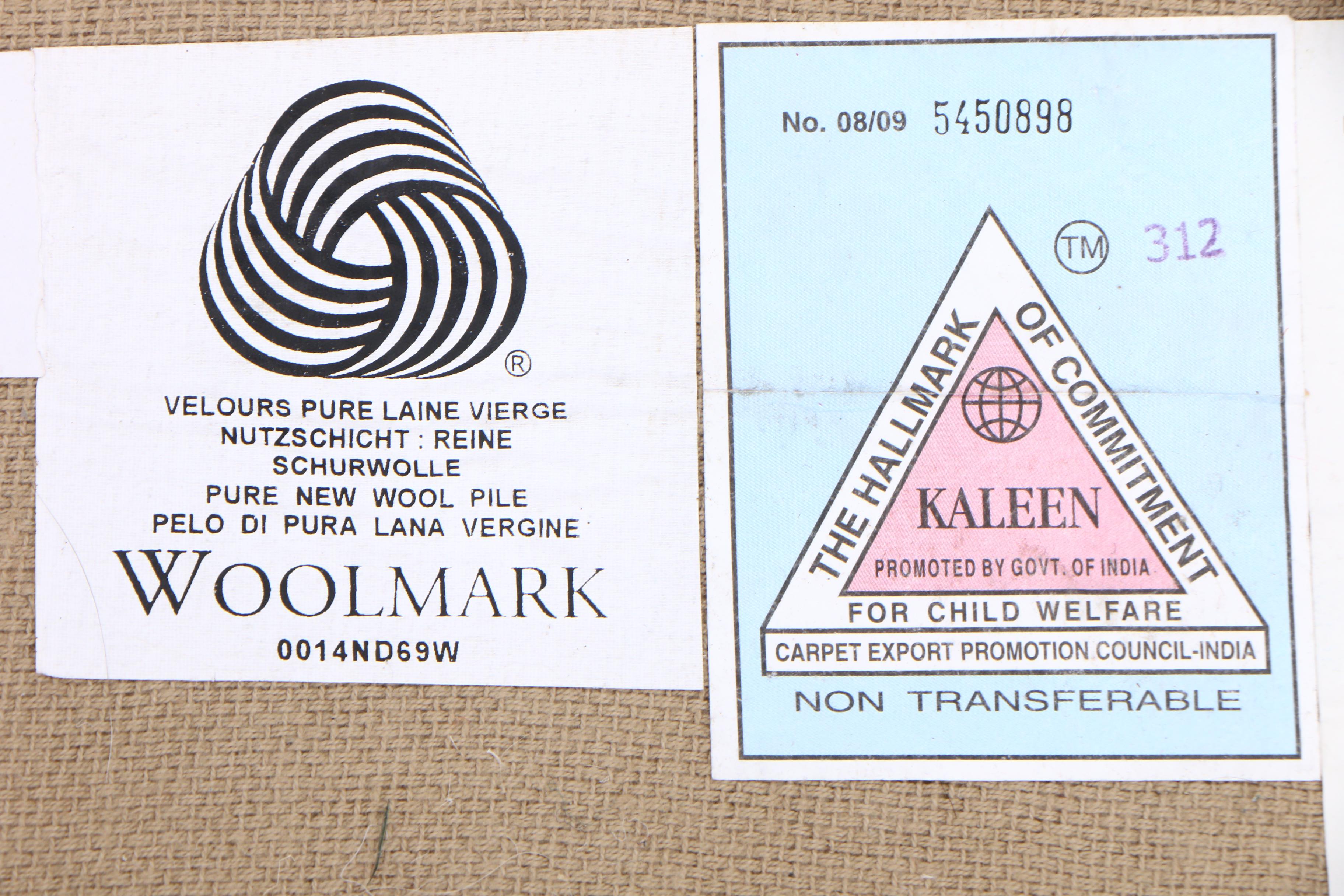 Tufted Pottery Barn "Eva Persian" Indian Wool Rug | EBTH