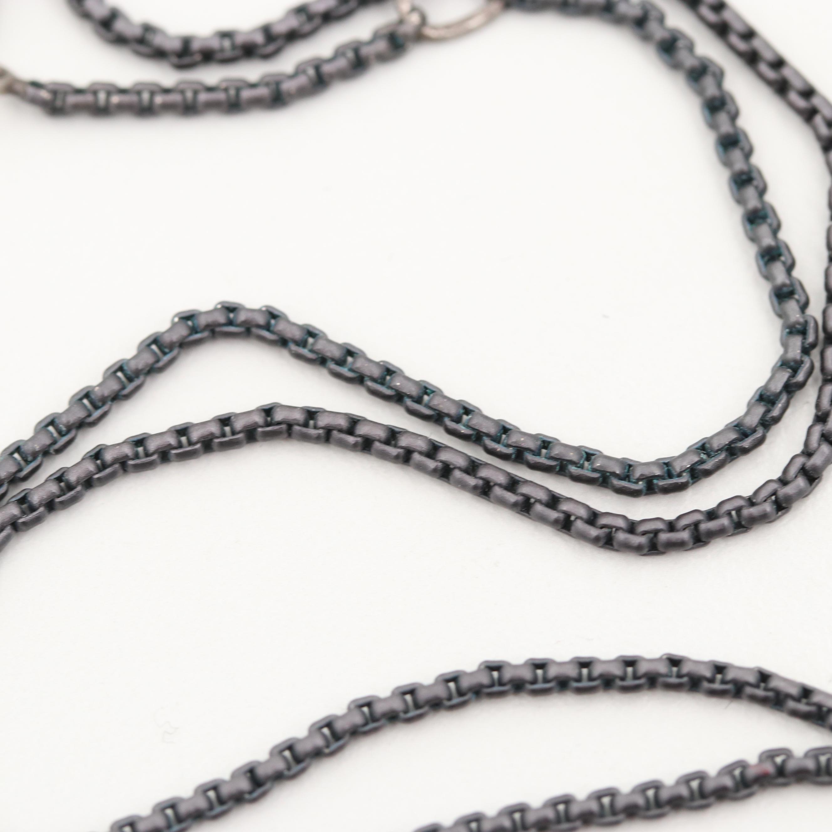 David Yurman "Cable Wrap" Sterling and Titanium Citrine and Diamond ...