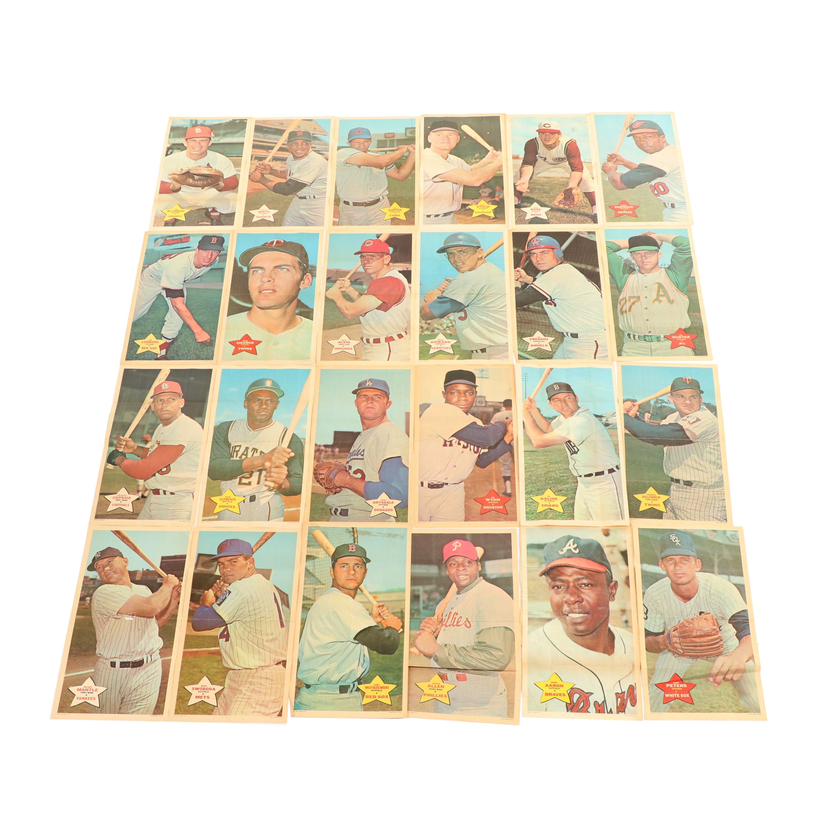 1968 Topps Baseball Posters | EBTH