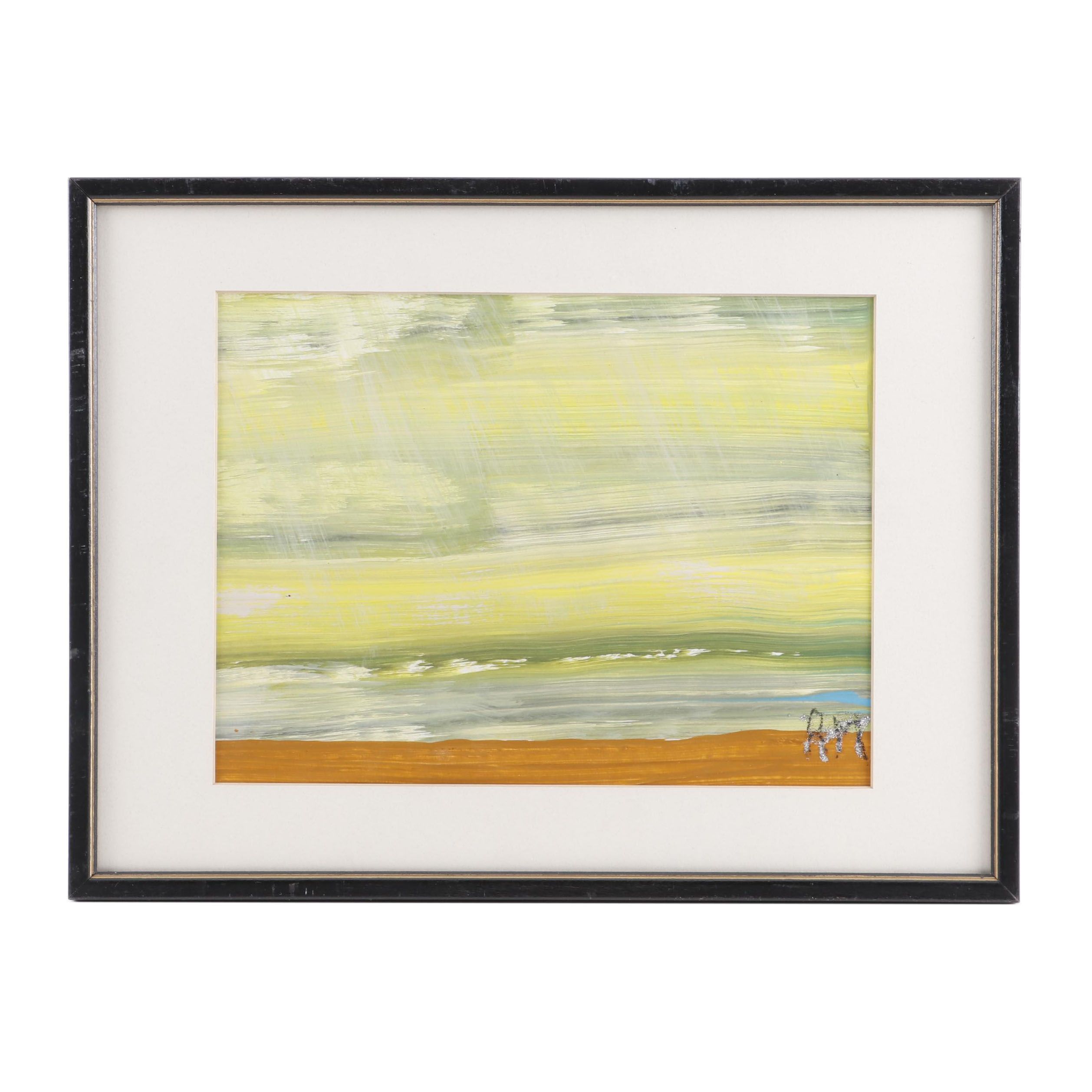 Ron Morin Abstract Oil Painting | EBTH