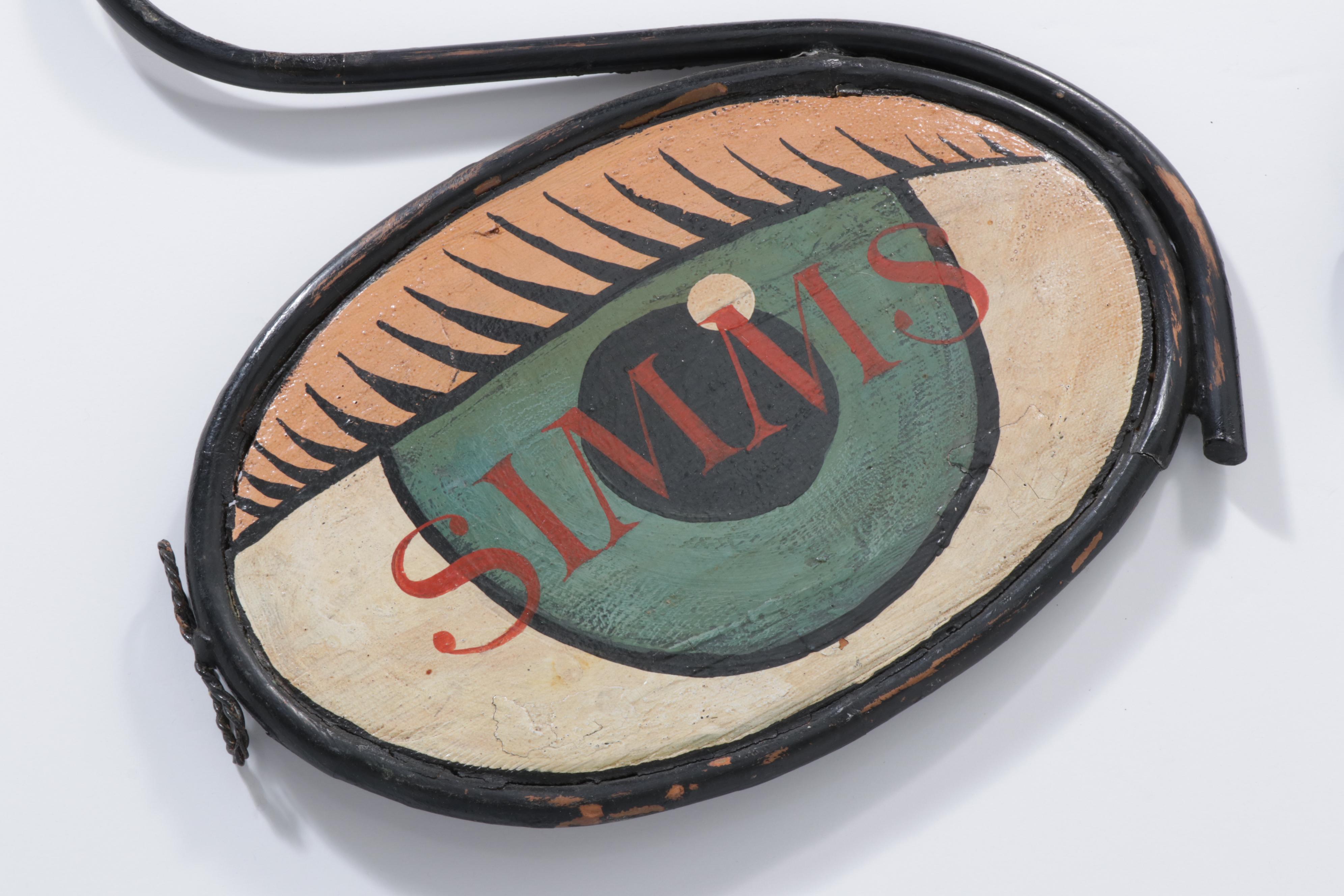 Simms & Co. Hand-Painted Advertising Sign, 20th Century | EBTH