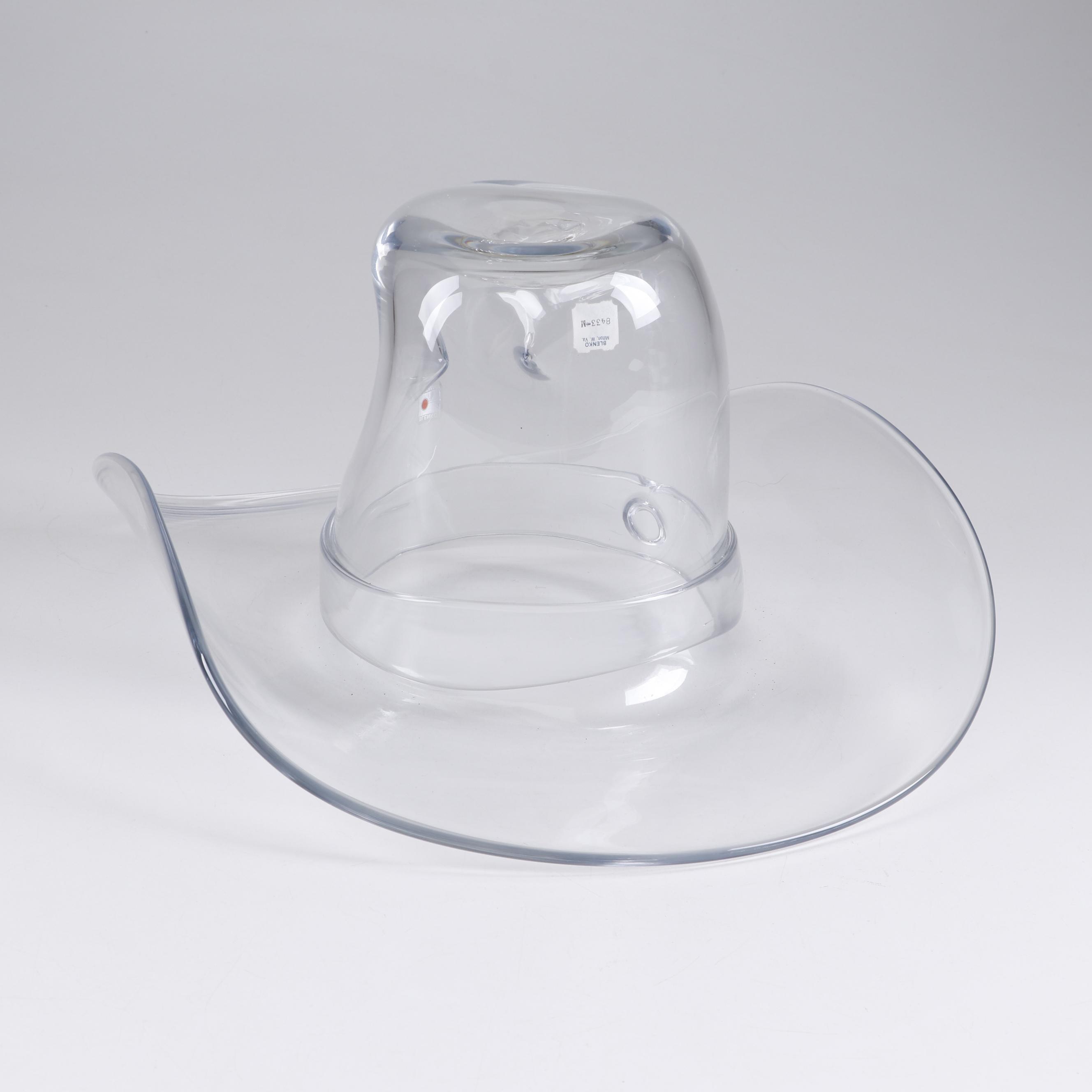 Blanko Handmade Glass Cowboy Hat | Everything But The House