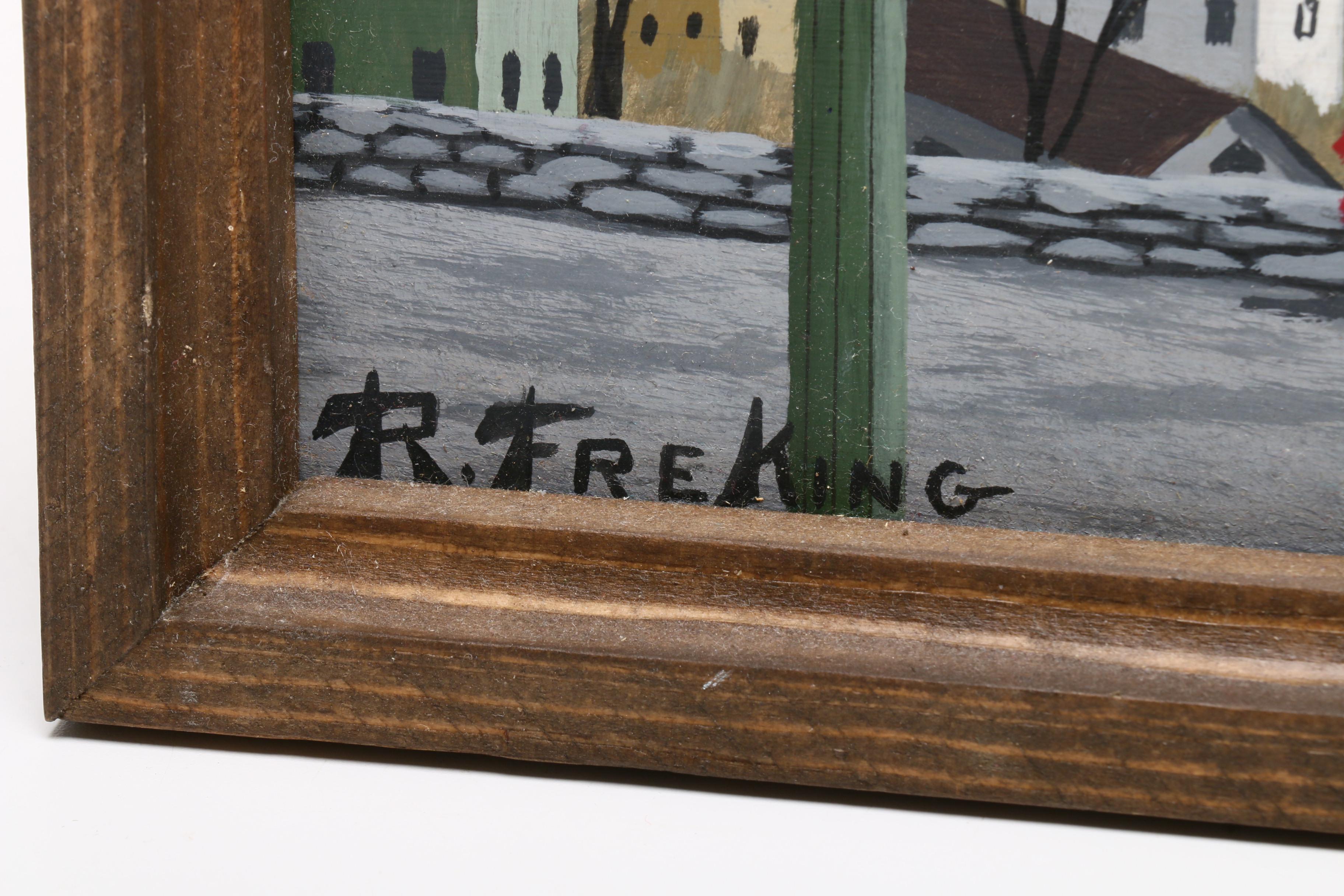 Richard Freking 1993 Acrylic Painting "Mt. Adams from Eden Park" | EBTH