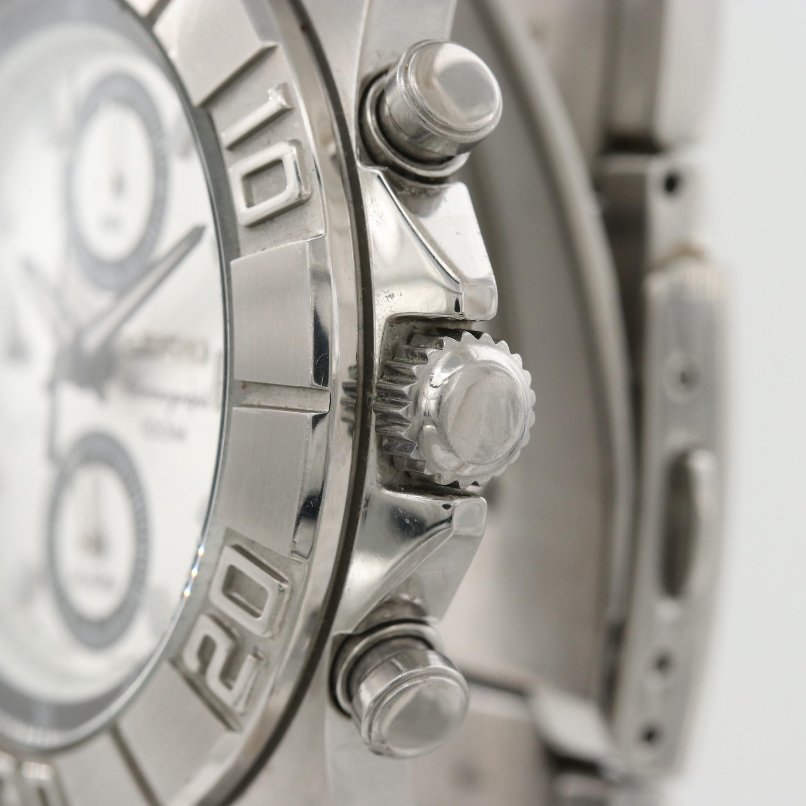 Seiko Stainless Steel Chronograph Watch With Date Window | EBTH