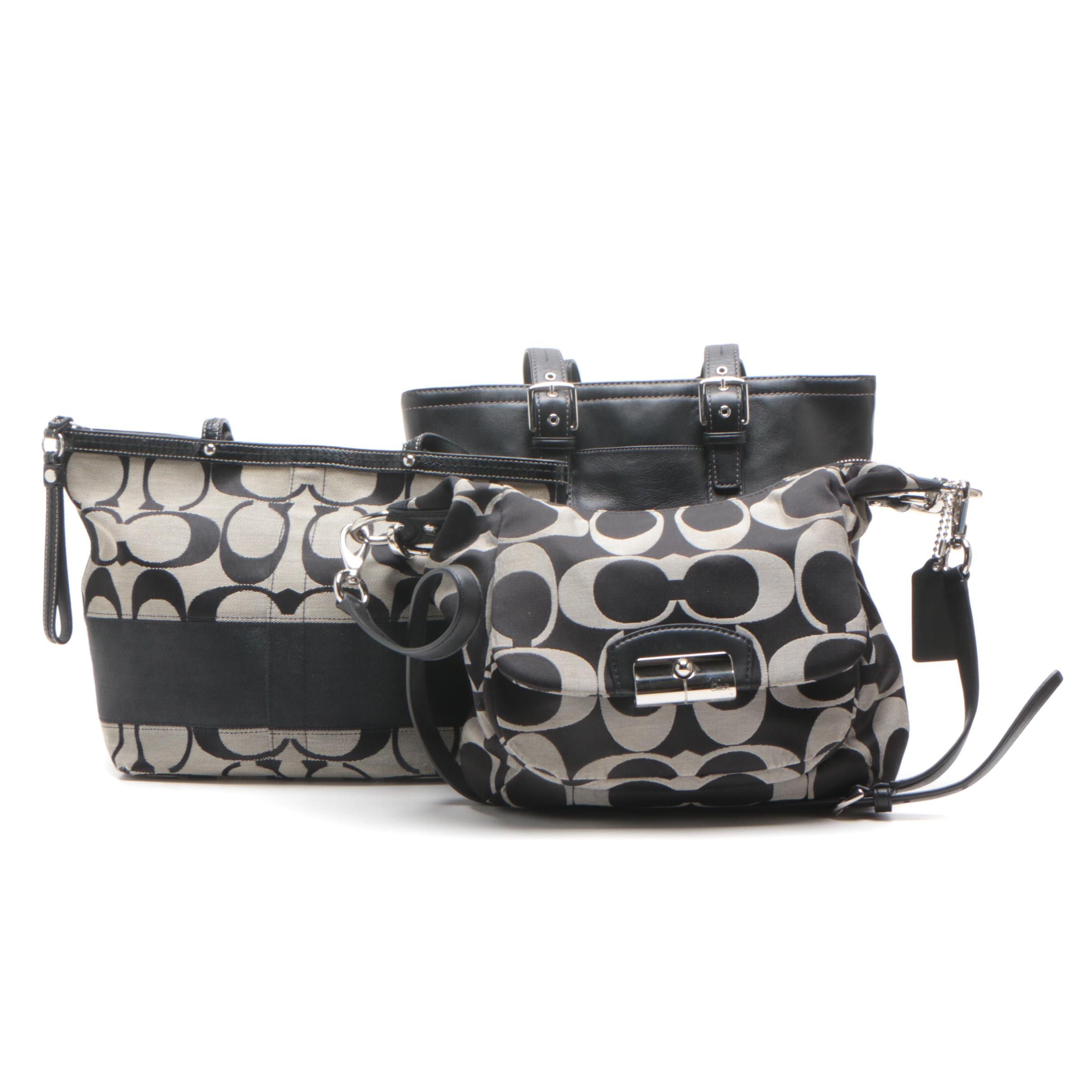 Coach Kristin, Signature Stripe and Hamptons Shoulder Bags | EBTH