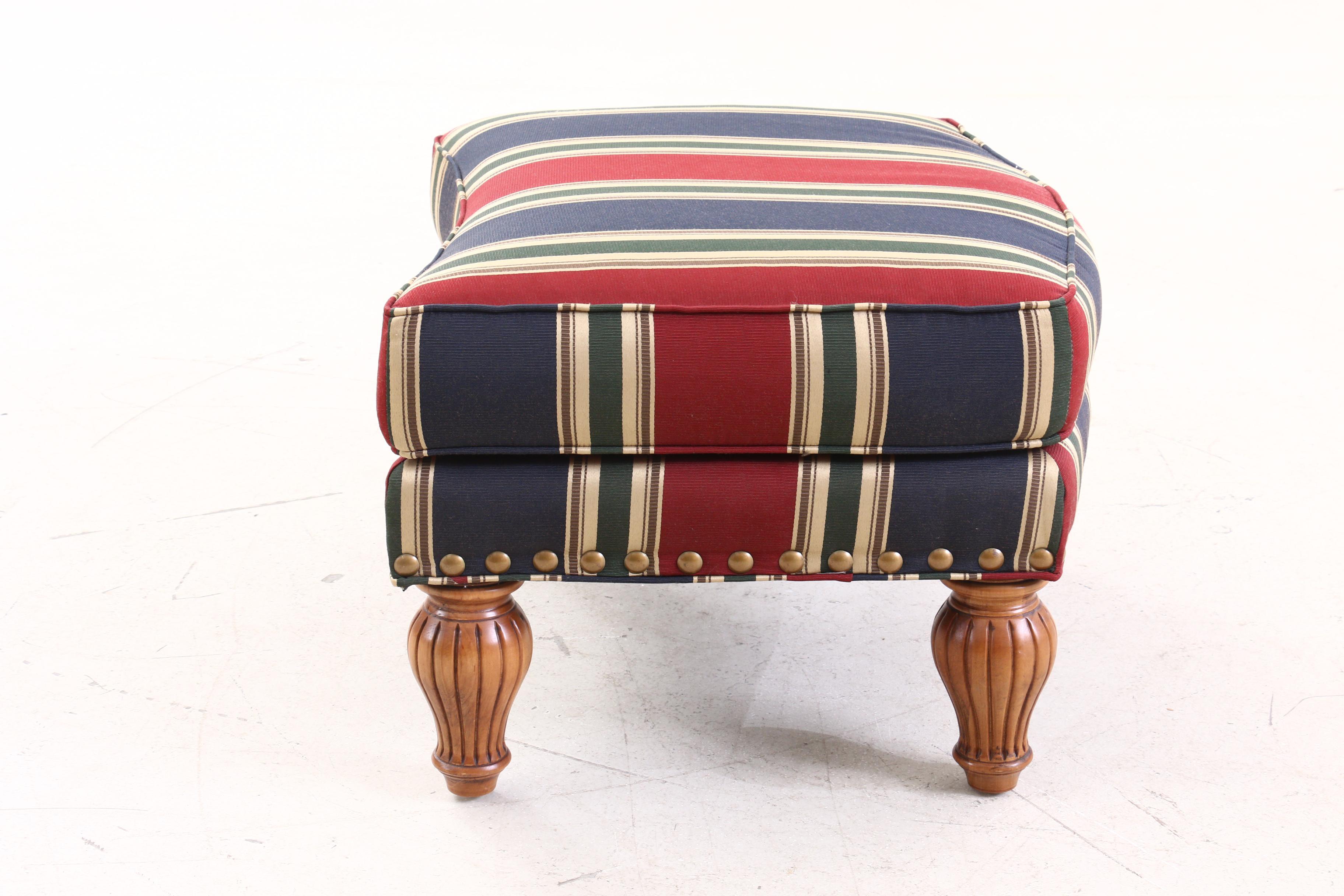 Taylor King Armchair with Footstool | EBTH