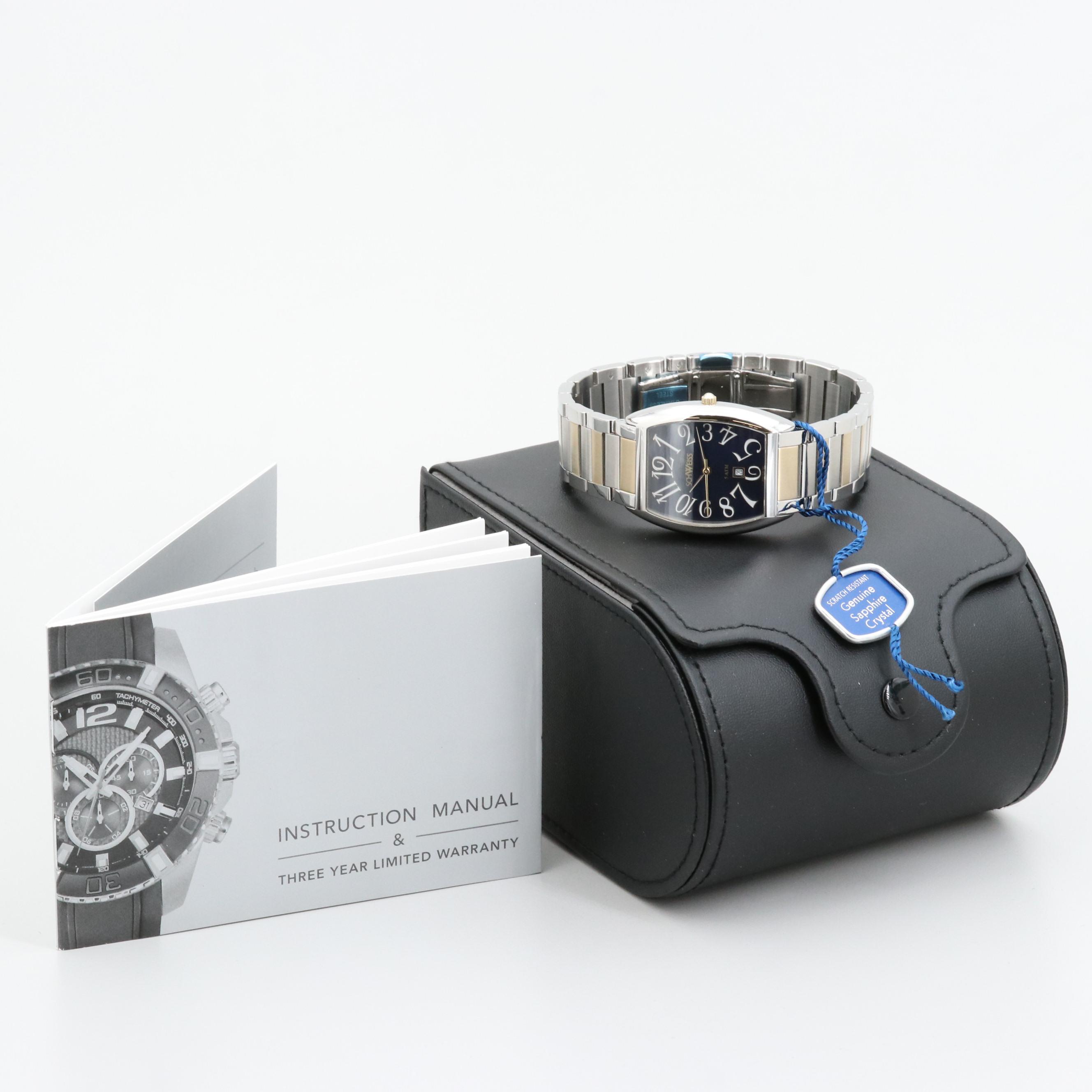 Schweiss Swiss Made Two Tone Stainless Steel Wristwatch | EBTH