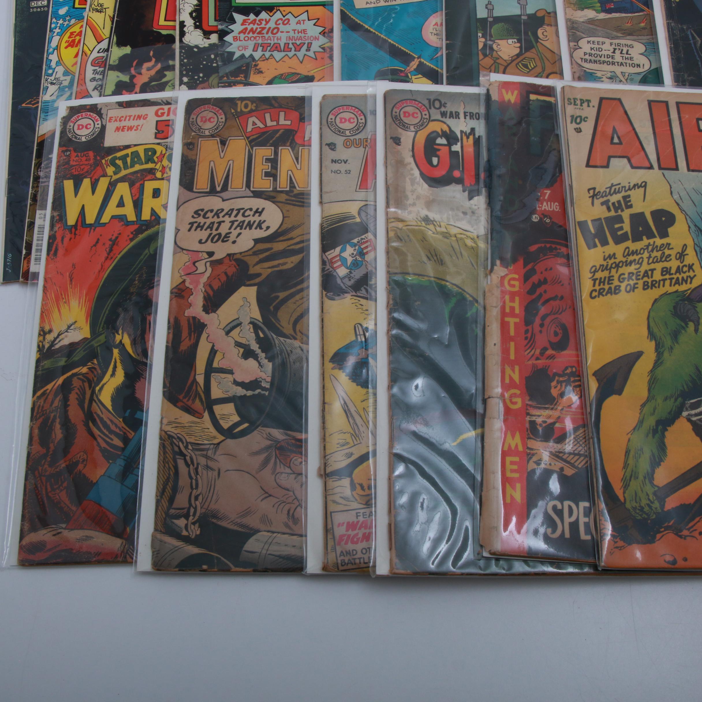 Vintage War Comic Books from DC, Dell, Charlton, and more | EBTH