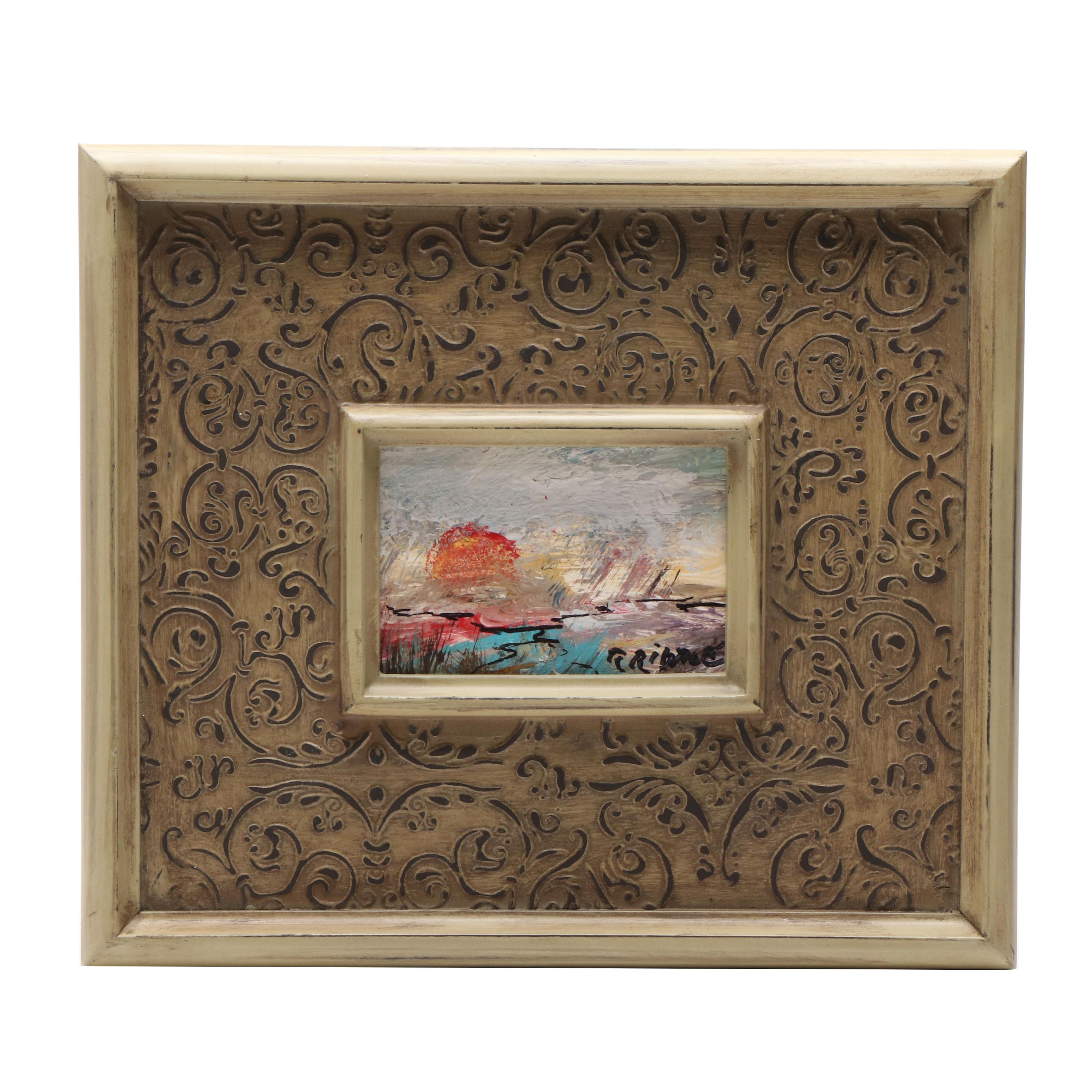 Robert Riddle Acrylic Abstract Painting | EBTH