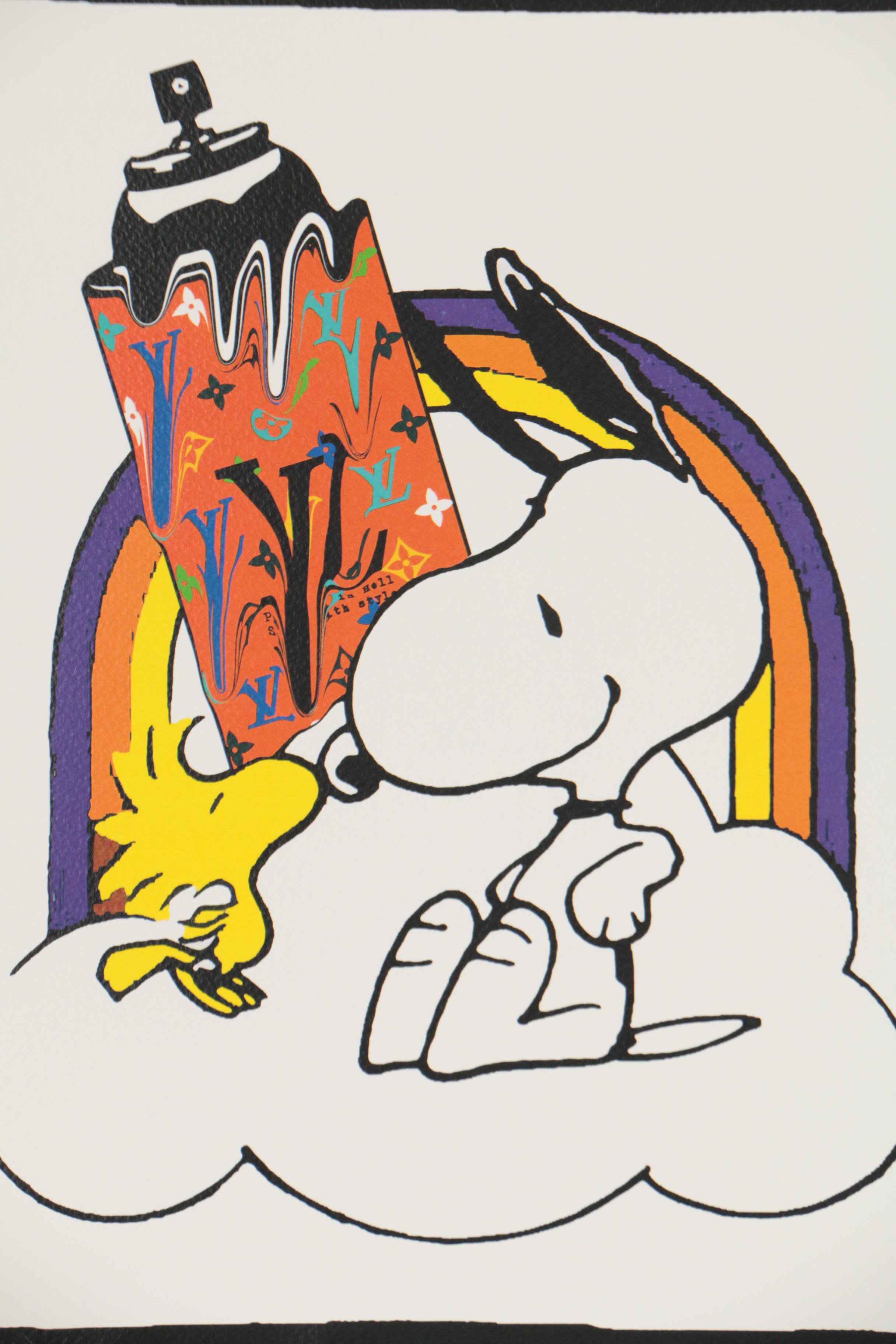 Death NYC Graphic Print "Snoop L Spray Drip Red (A4)" | EBTH