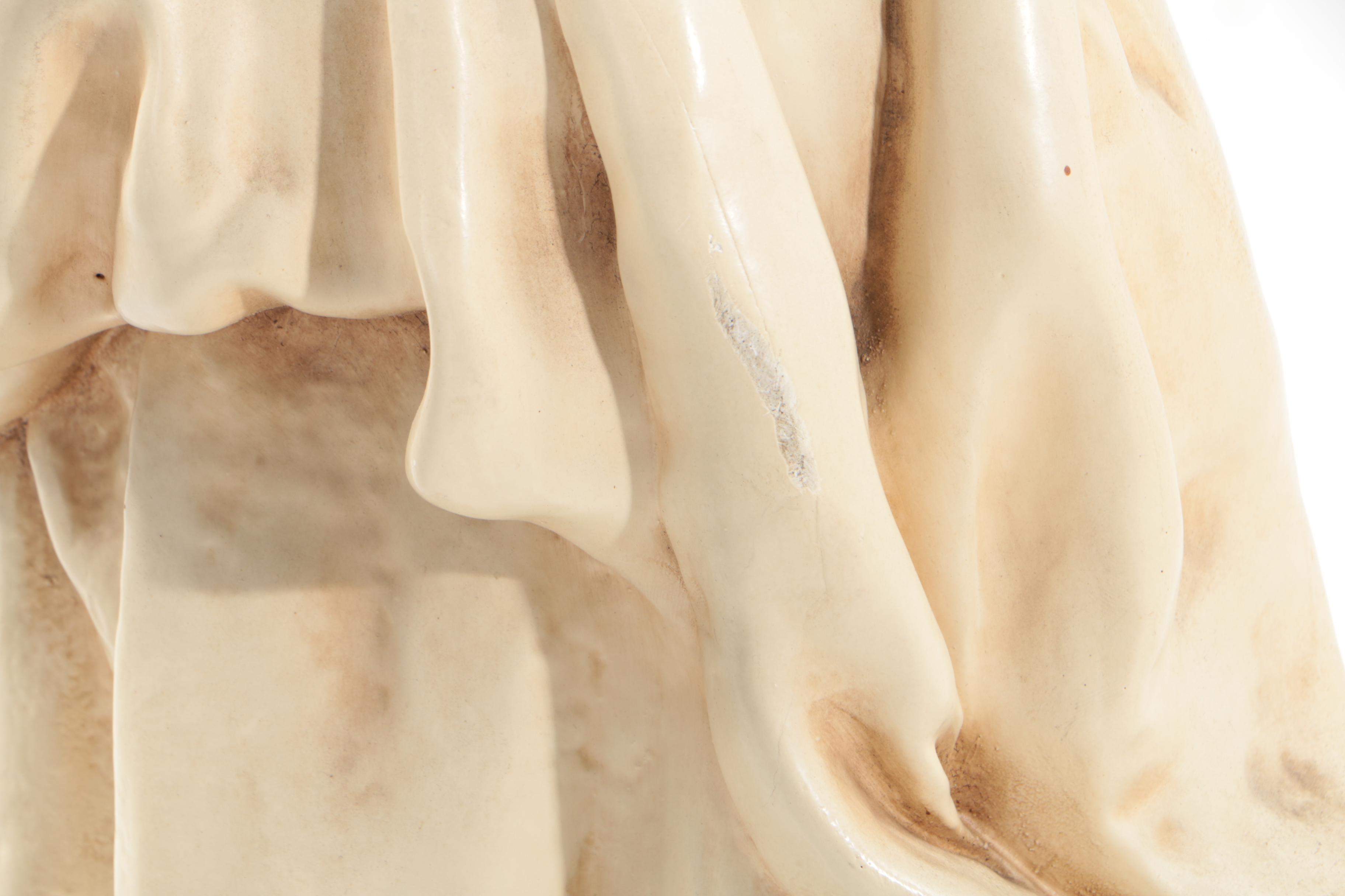 Alexander Backer Company Chalkware Sculpture after Émile Edward Peynot ...