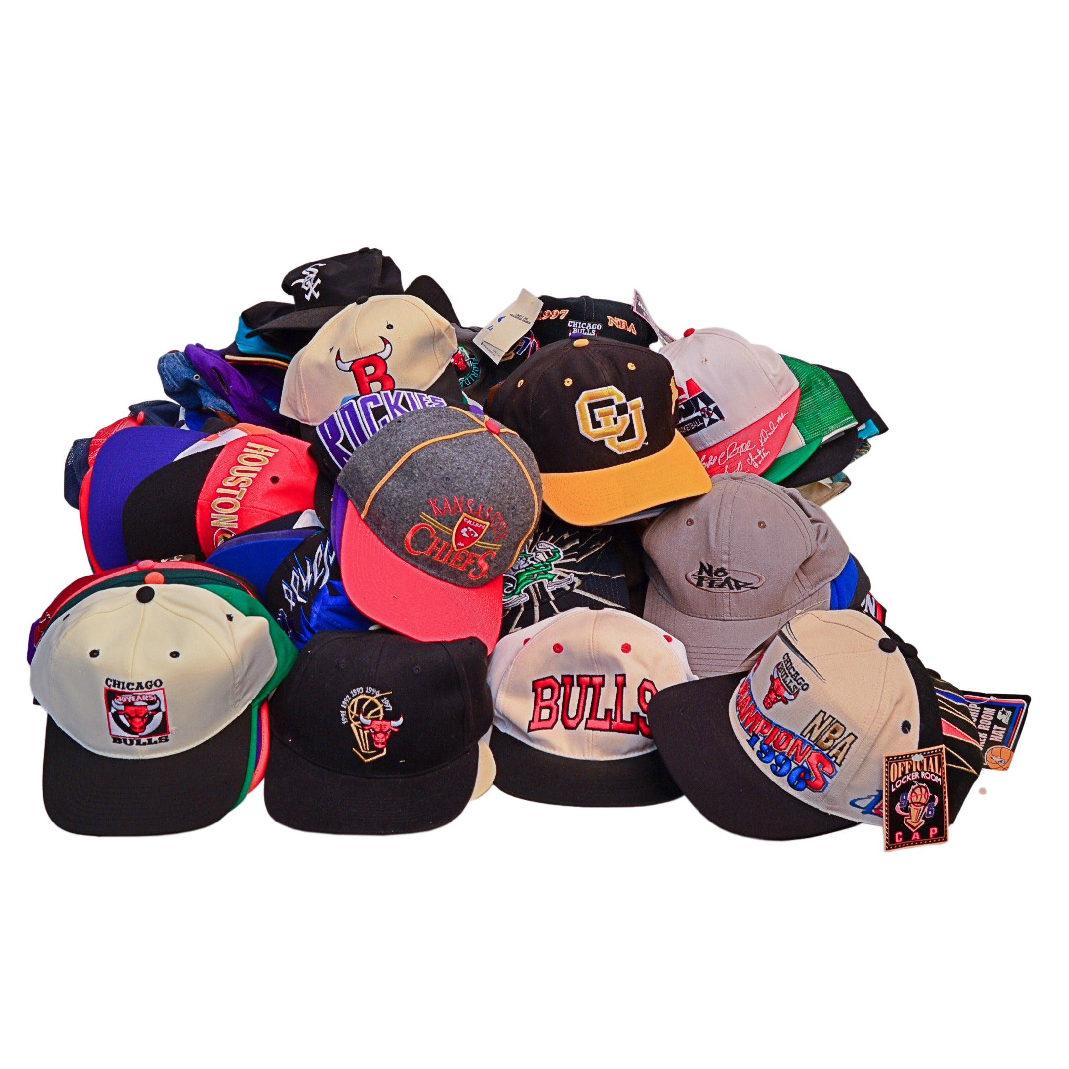Baseball Cap Collection including Chicago Bulls | Everything But The House