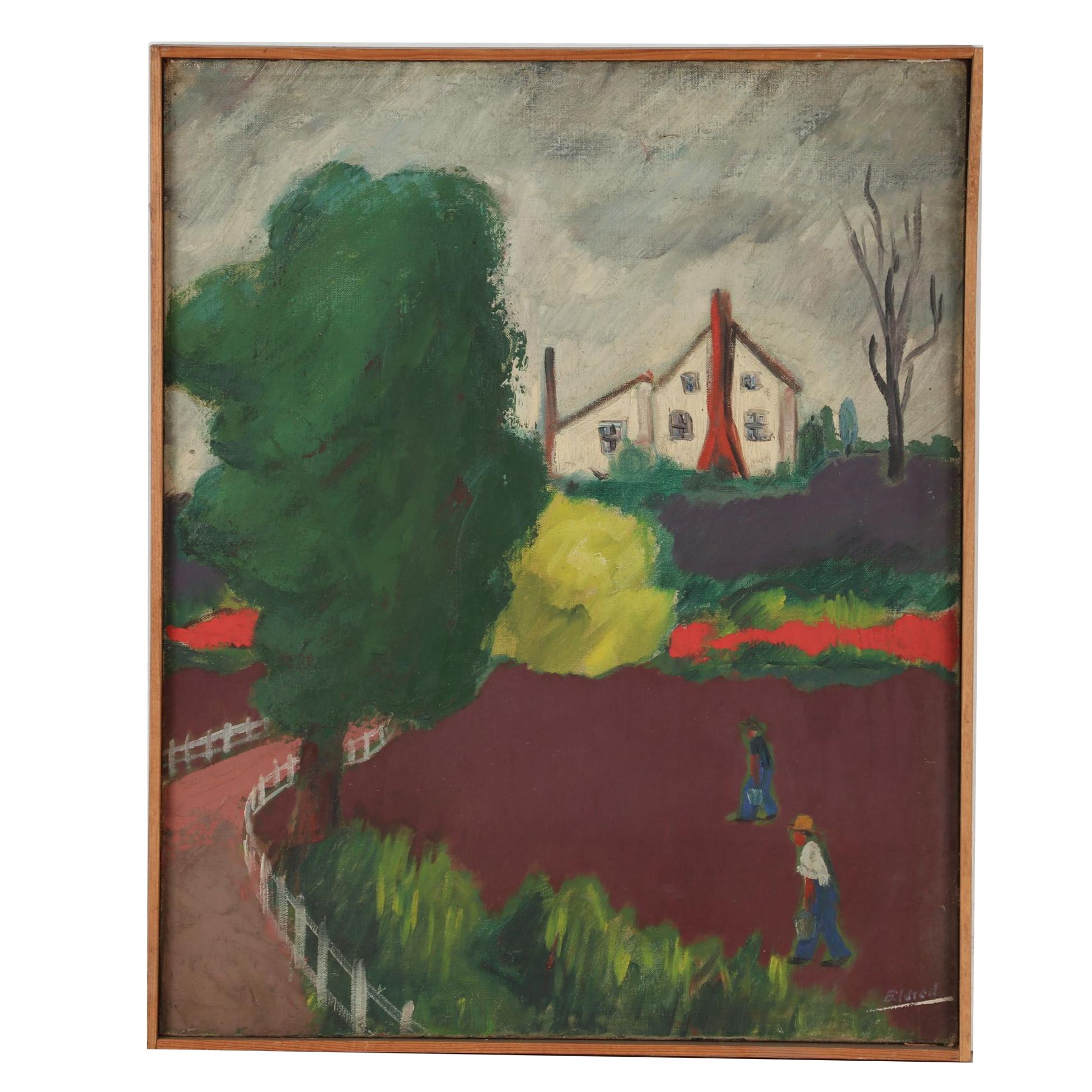 Thomas Eldred Oil Painting "Catskill Farm" | EBTH