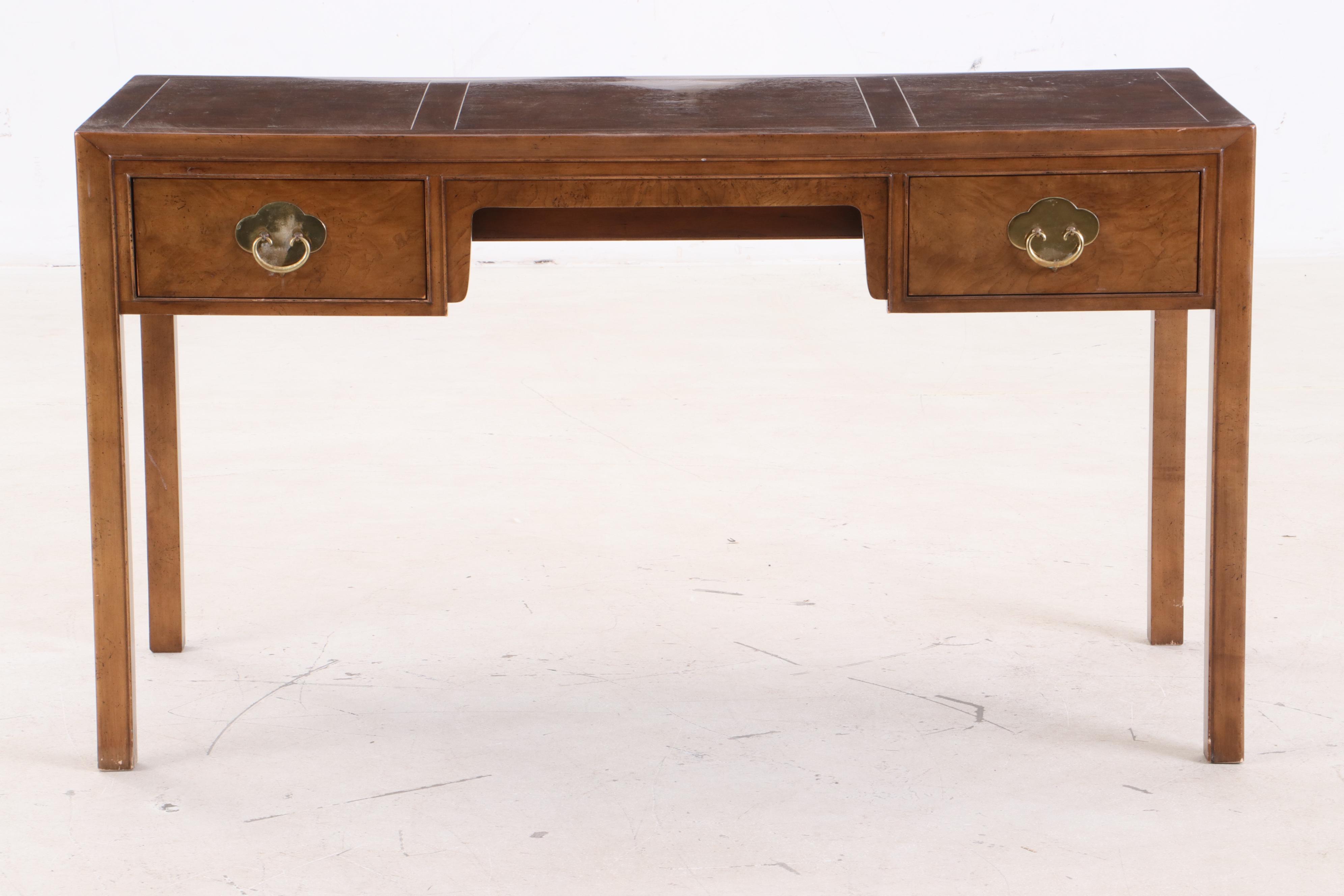 Baker Furniture Walnut Finish Desk | EBTH