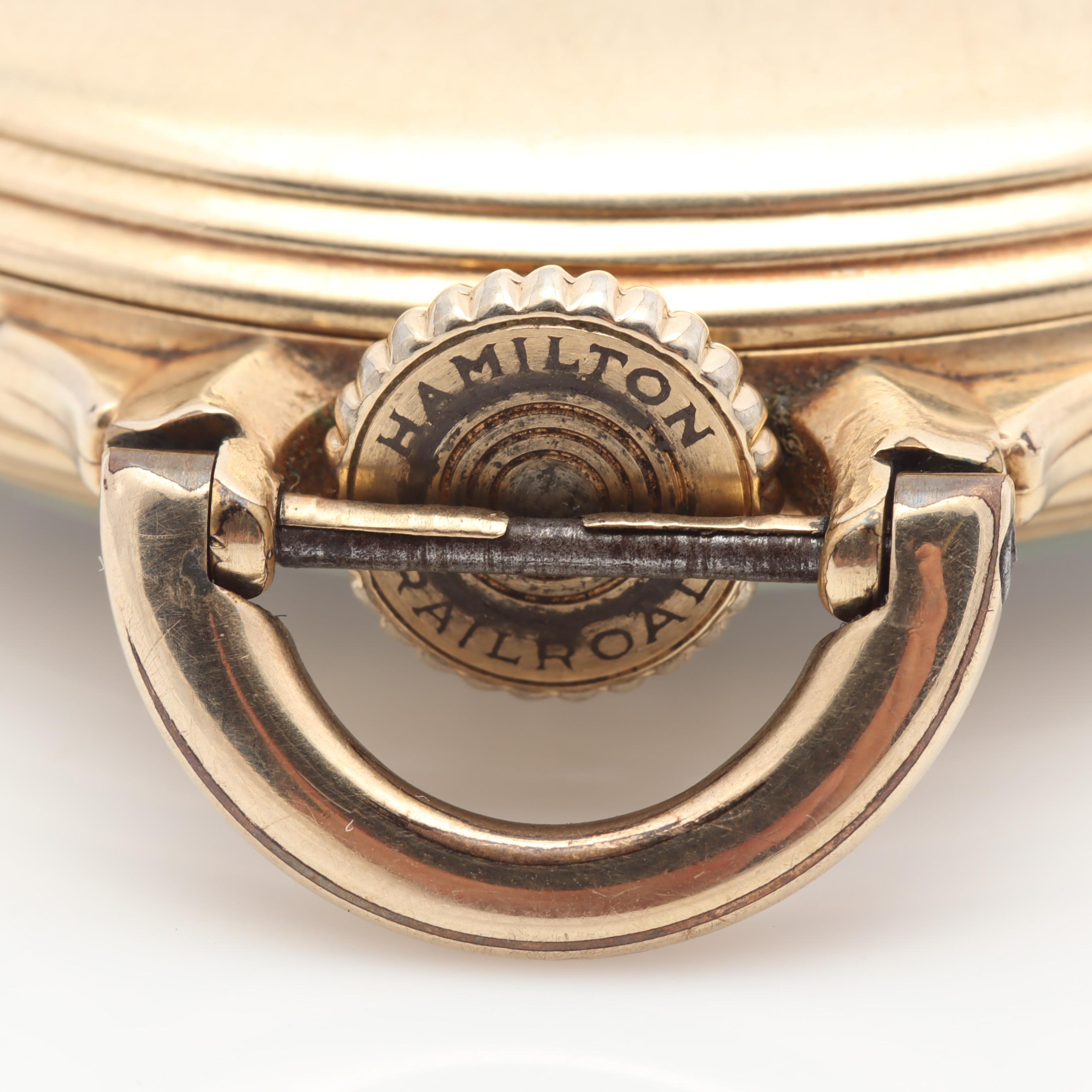 Hamilton Railway Special 10K Wadsworth Gold-Filled Case Pocket Watch | EBTH