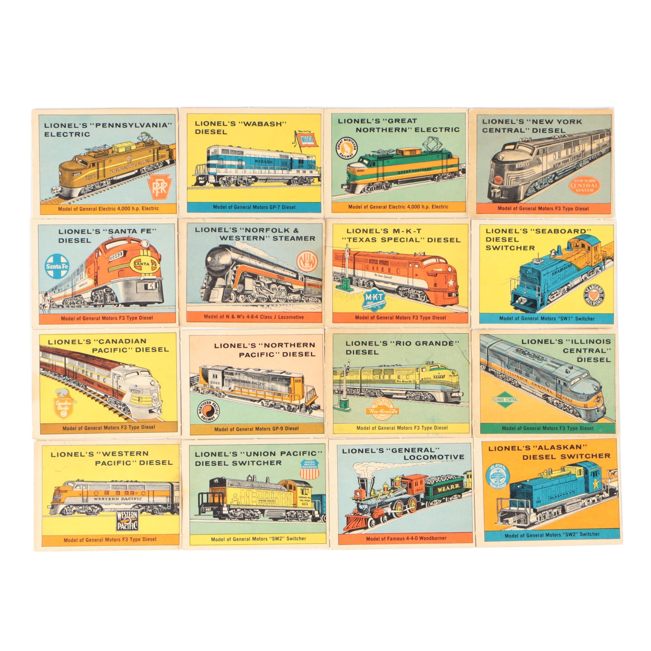 Lionel Trains Railroad Quiz Trading Cards, 1950s | EBTH