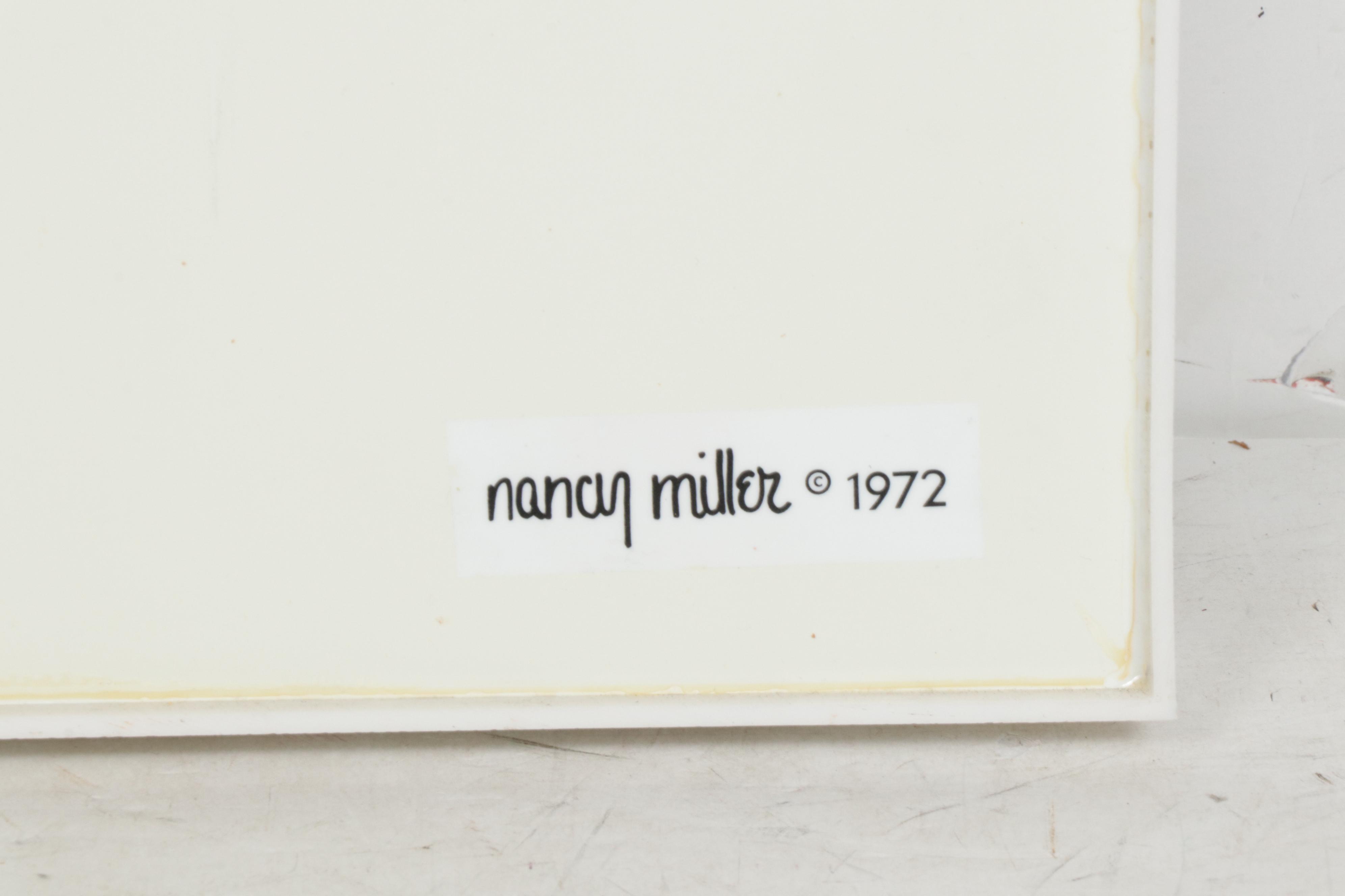 Nancy Miller Op Art Cut Paper Sculpture | EBTH