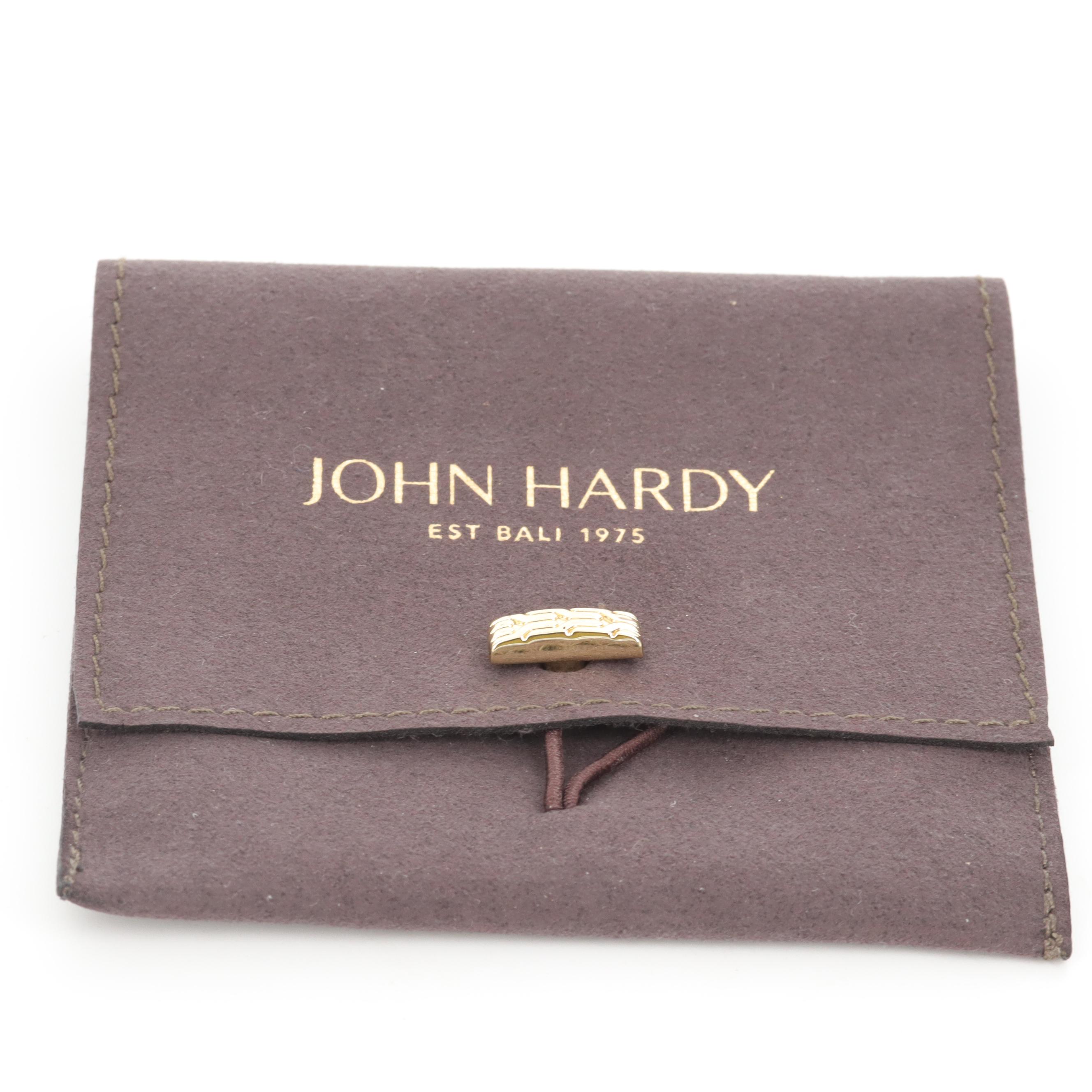 John Hardy "Dot" Sterling Enamel Cuff Bracelet with Presentation Box | EBTH