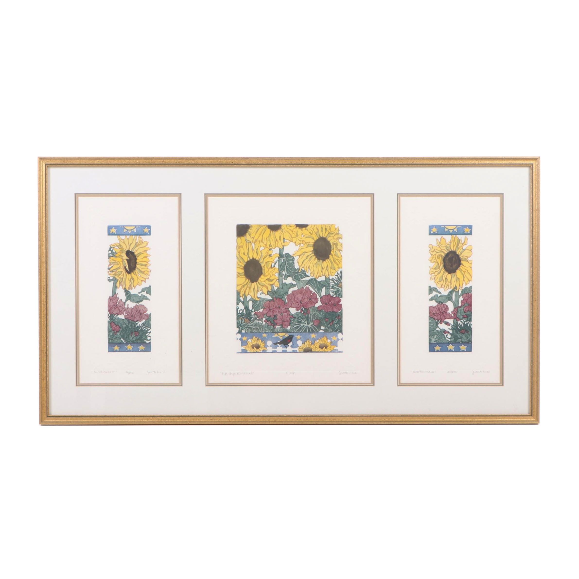 Judith Hall Hand-Colored Etchings | EBTH