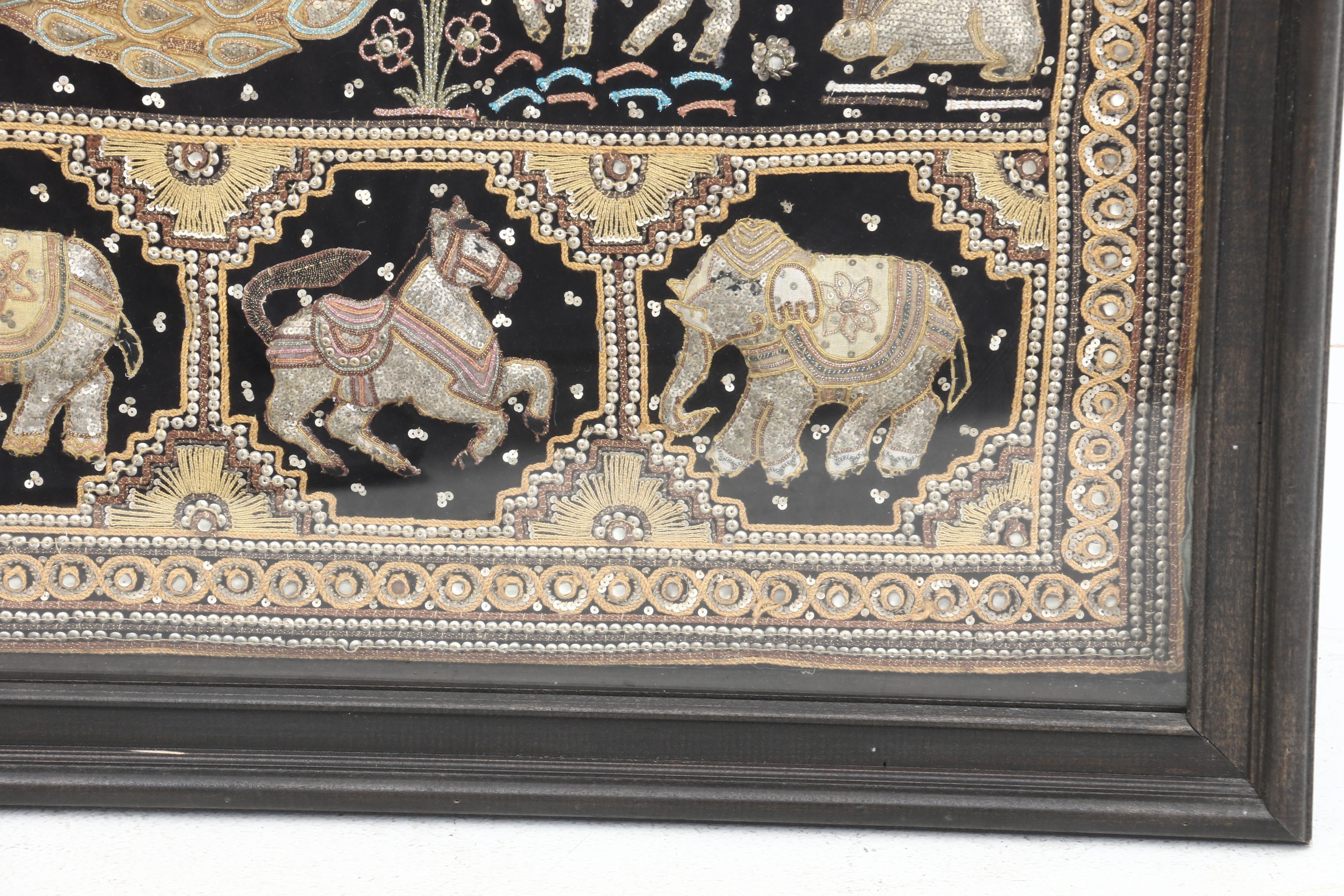 Burmese Hand Embroidered Kalaga Tapestry | EBTH