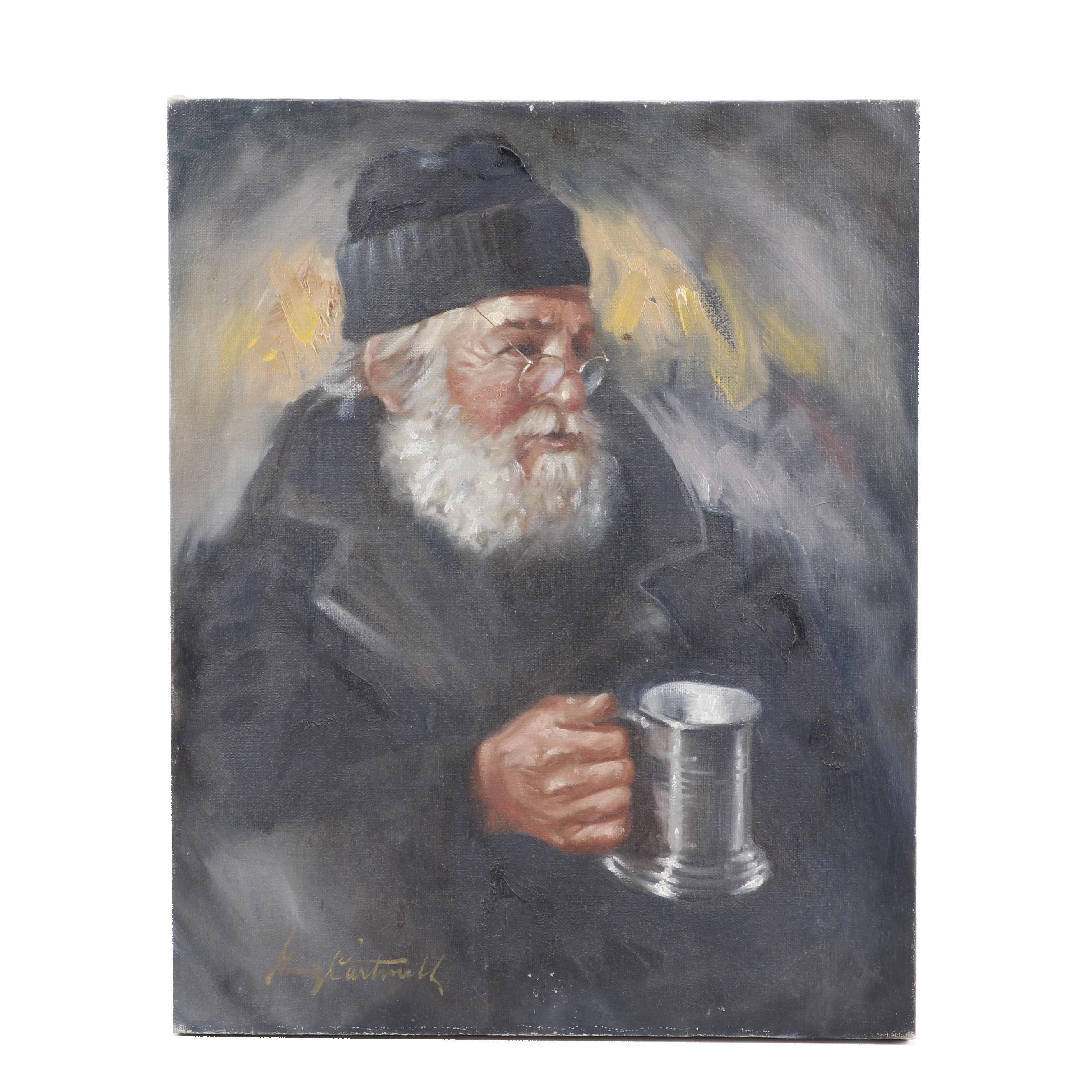 Greg Cartmell Oil Portrait | EBTH