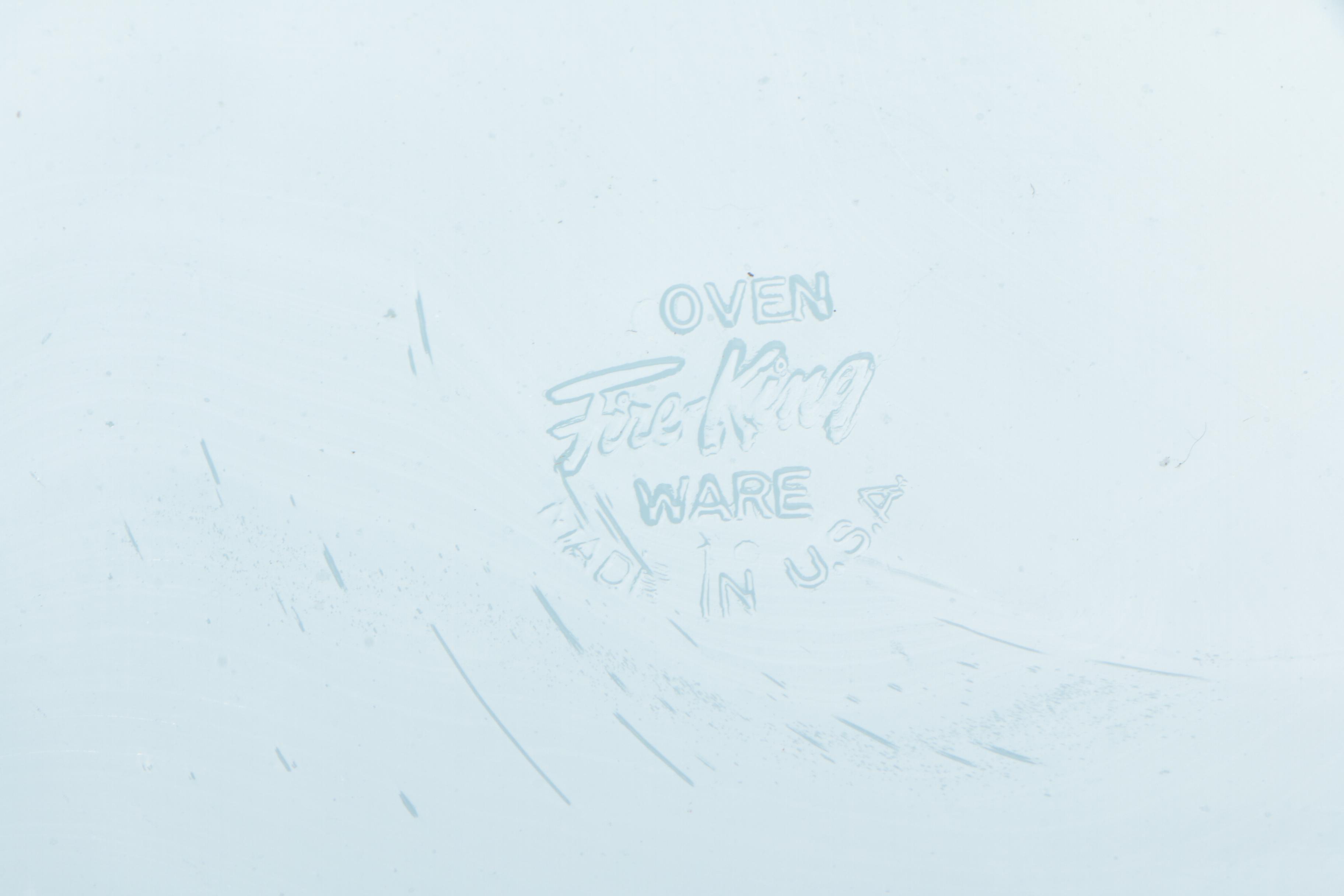 Turquoise Blue Anchor Hocking Fire-King Glass Dinnerware, 1950s ...