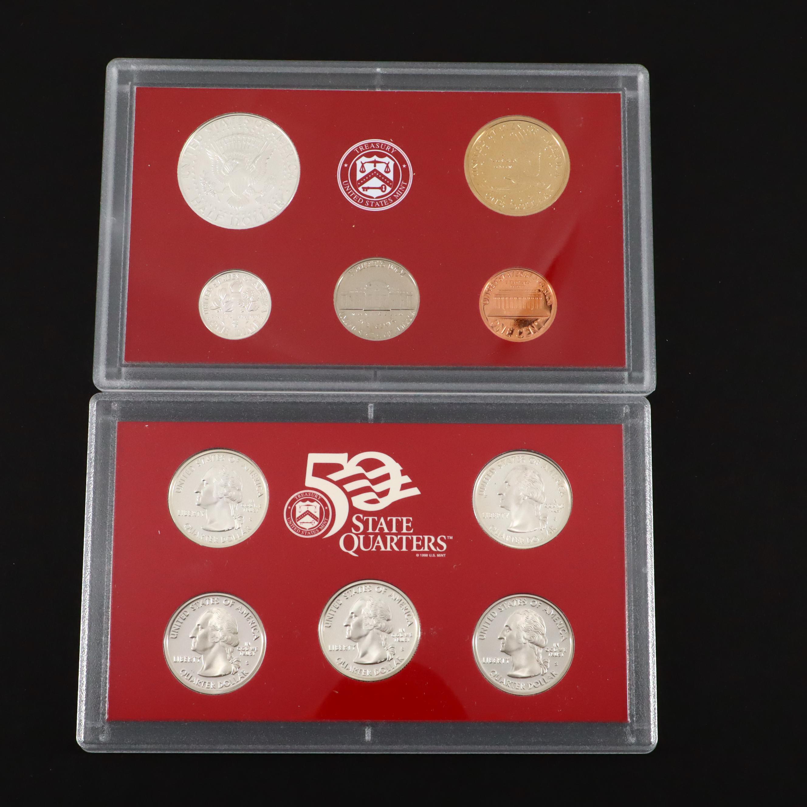 1999 and 2000 United States Mint Silver Proof Sets | Everything But The ...