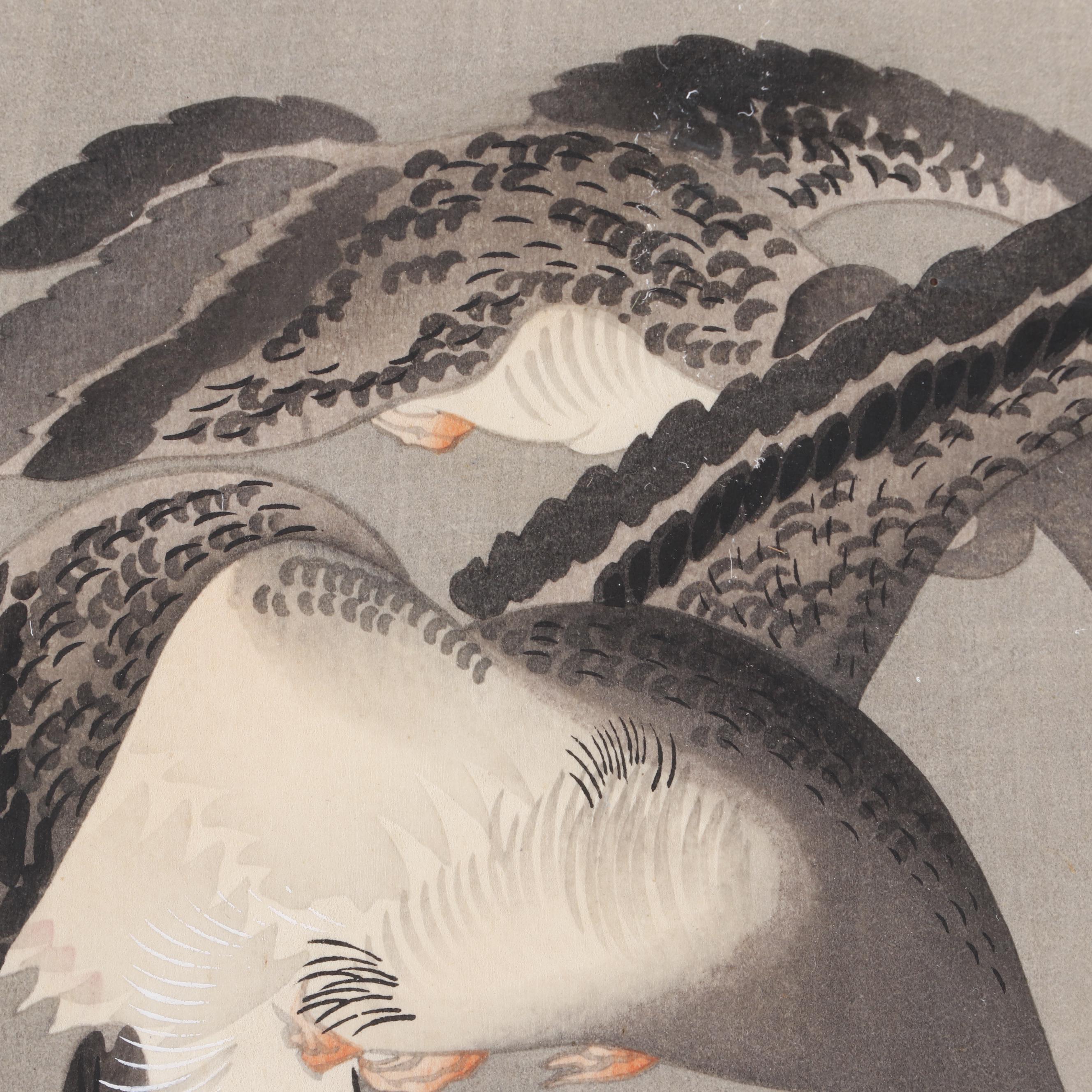 Japanese Geese Woodblock Prints | Everything But The House