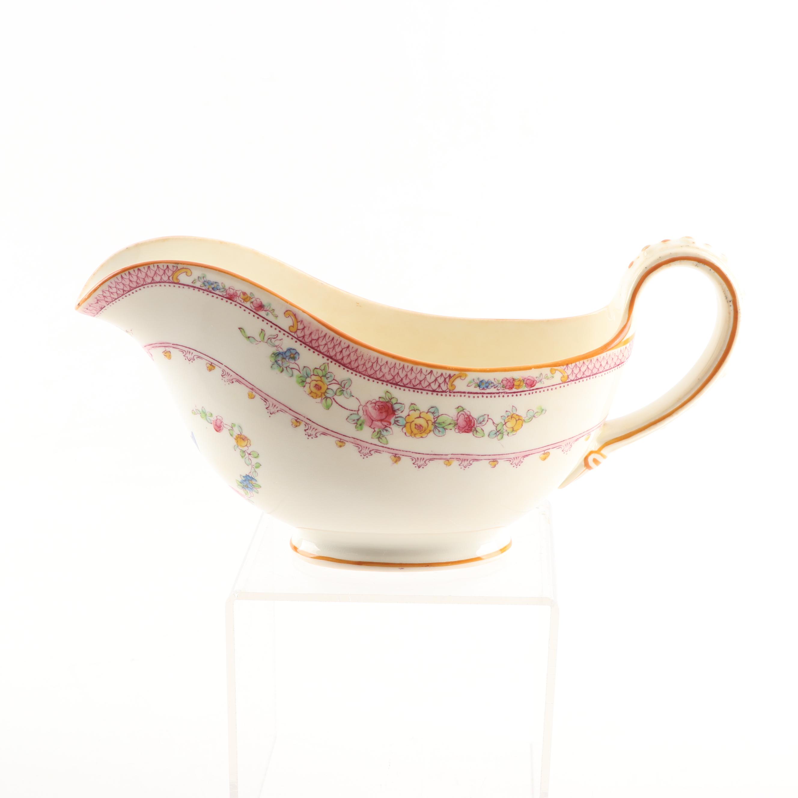 George Jones & Sons "Paradise Pink" Porcelain Dinnerware, Circa 1920 | EBTH