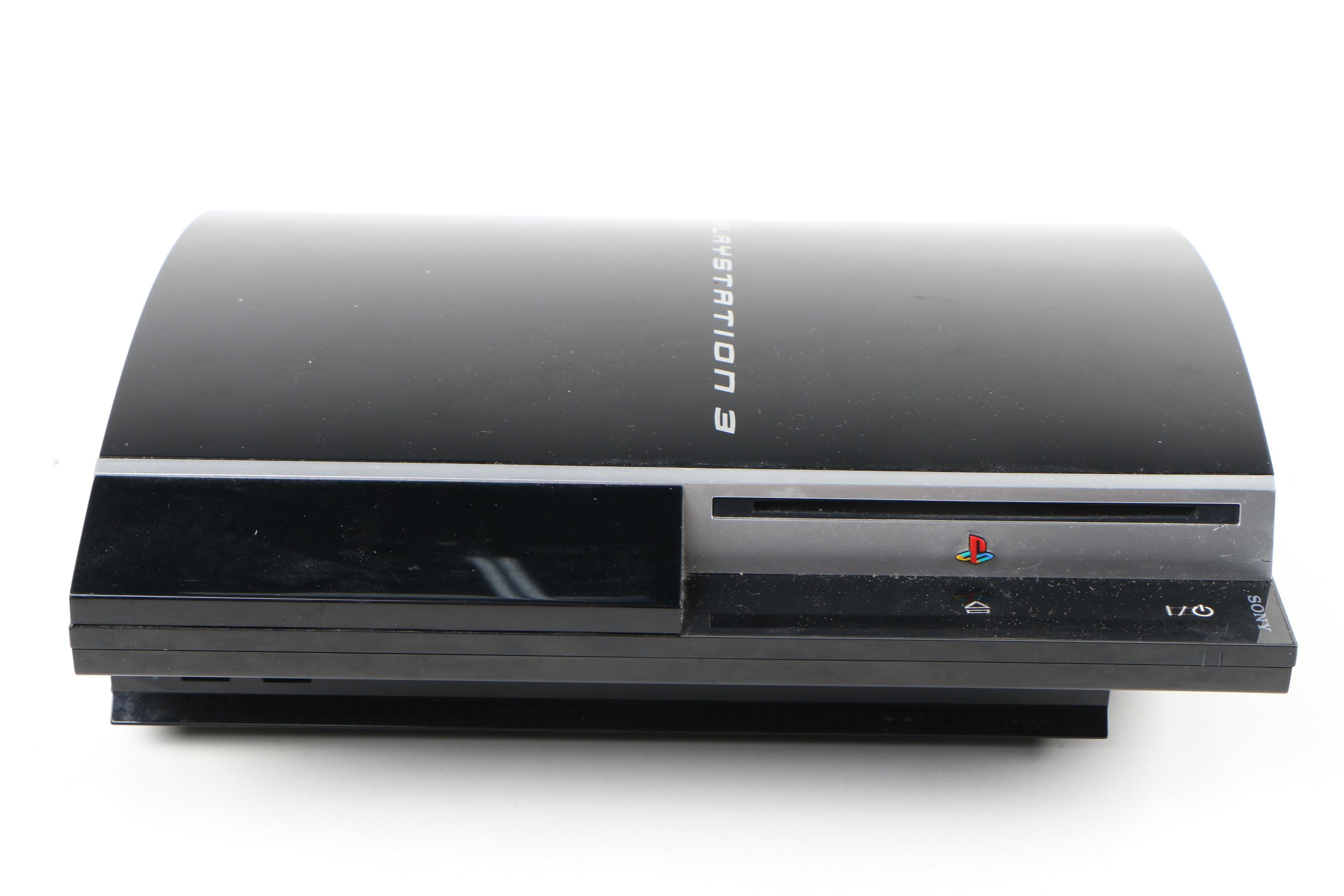 Sony PlayStation 3 CECHL01 Console with Controller and Cords, September ...