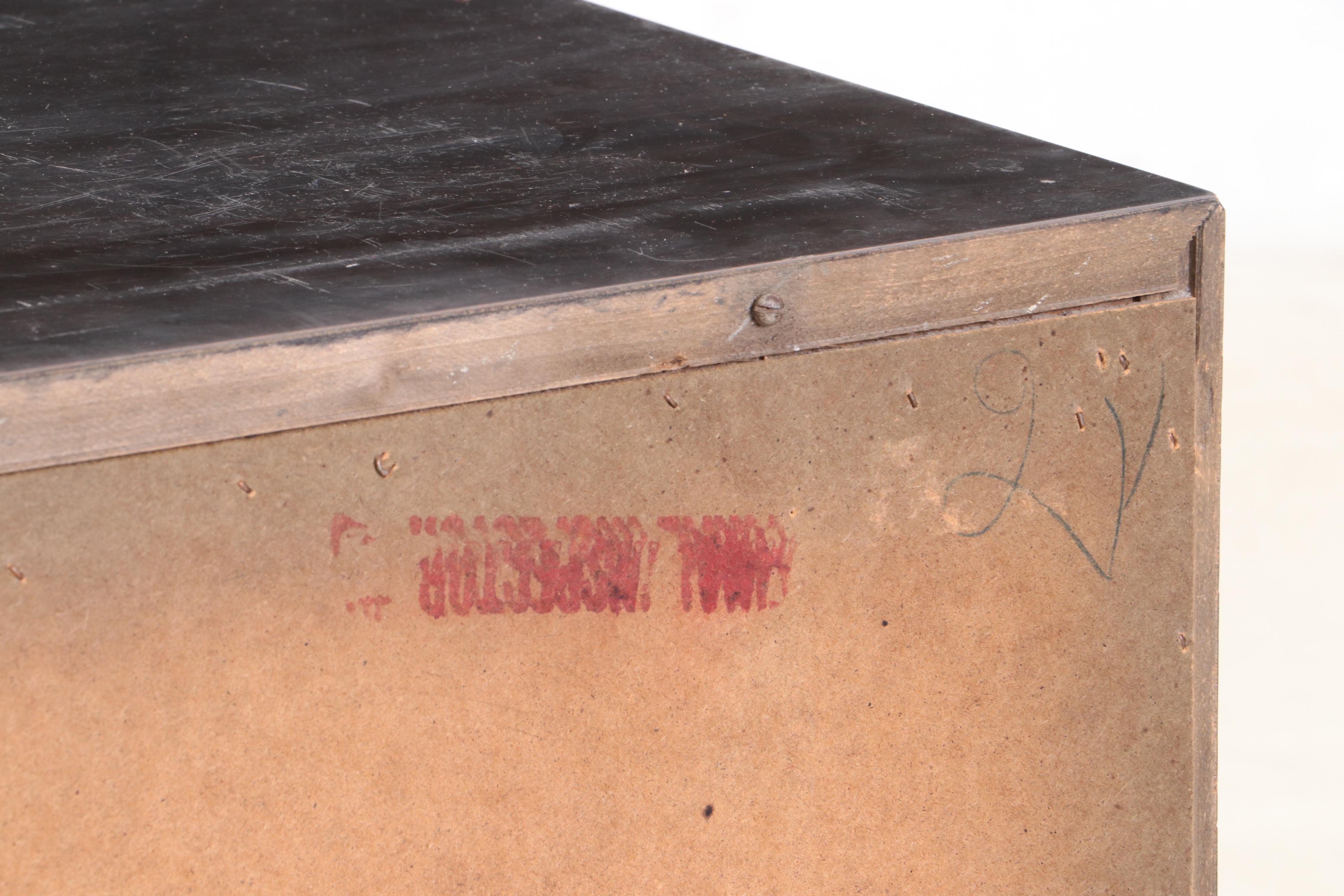 Mid Century Modern Stanley Furniture Walnut and Ebonized Wood Dresser ...