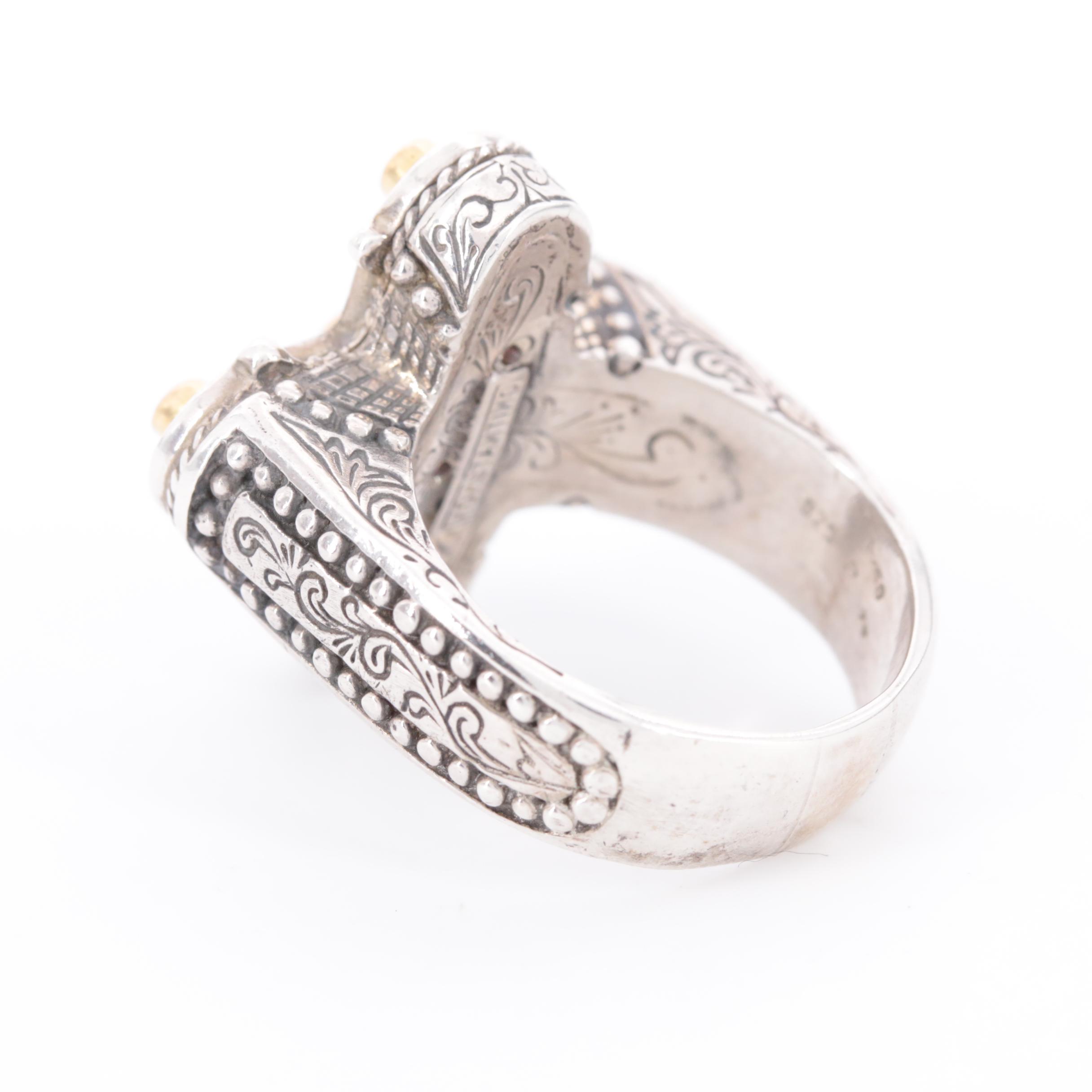 Konstantino 18K Gold, Sterling Silver and Diamond Heraldic Pommy Cross ...