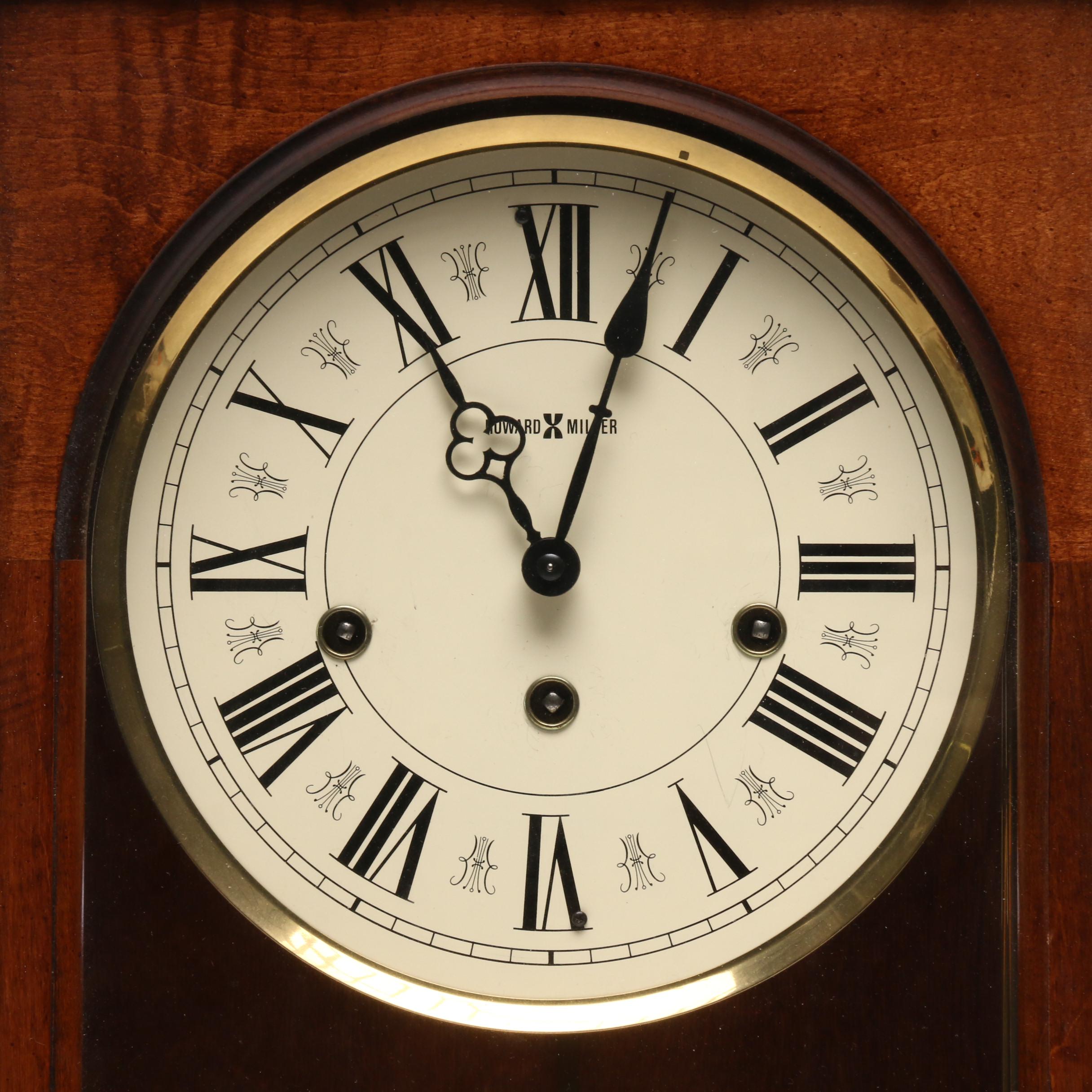 Howard Miller Windsor Cherry Finish Alcott Pendulum Wall Clock | EBTH