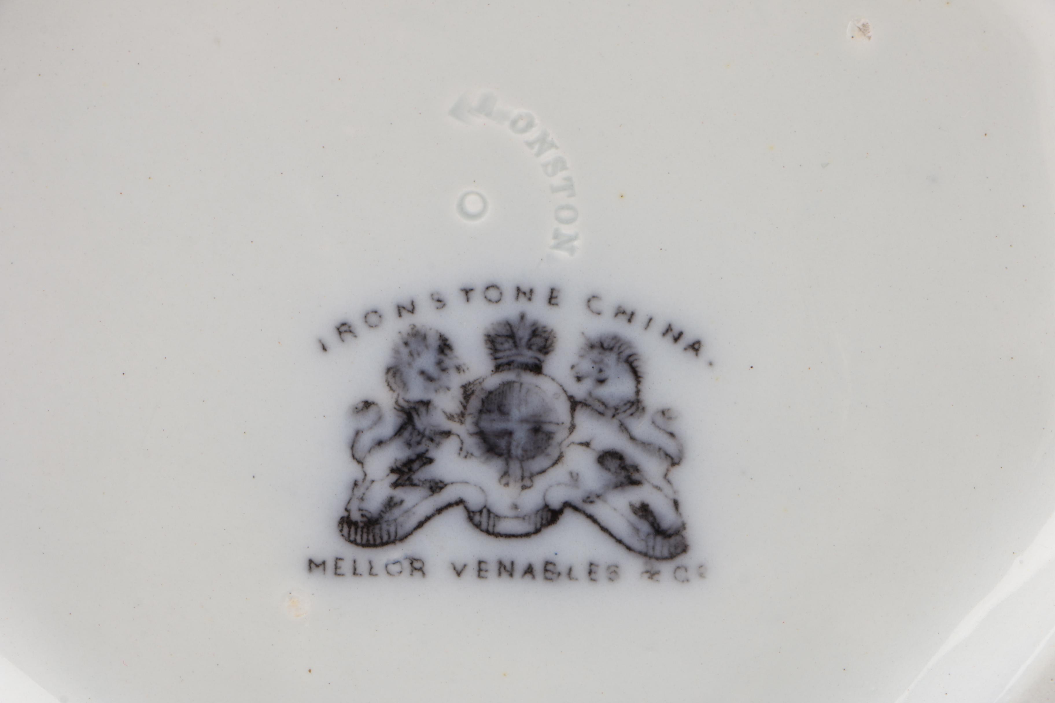 Mellor, Venables & Co. "Beauties of China" Mulberry Transferware Tea ...